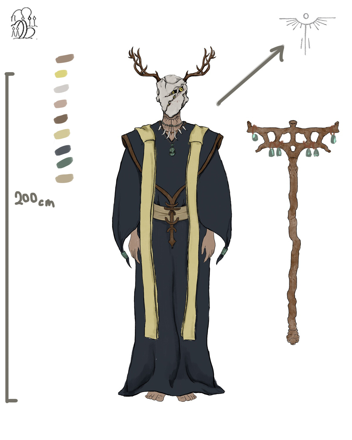 ArtStation - Ancient Priest (Designed Character)