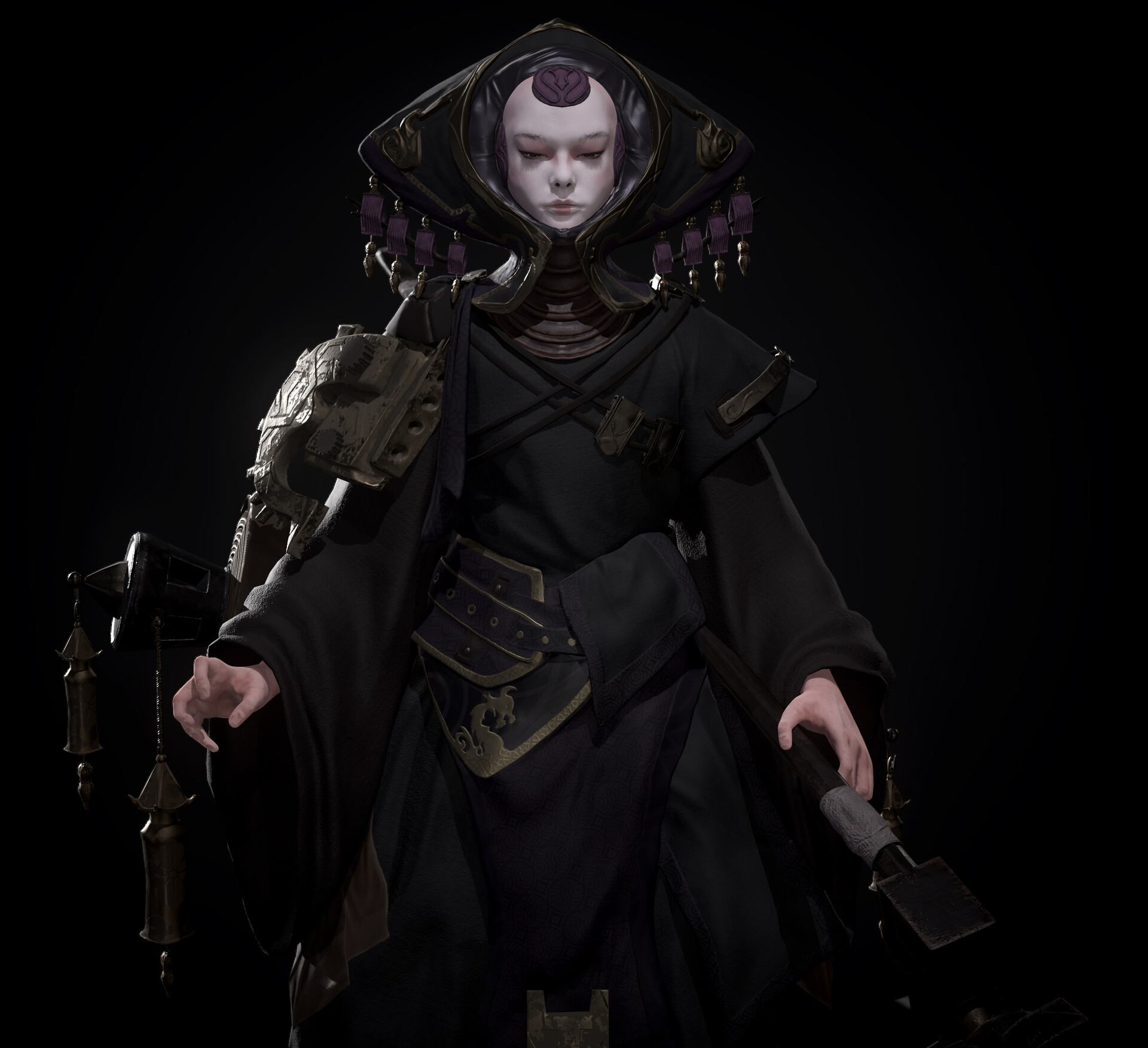 ArtStation - Royal battle monk