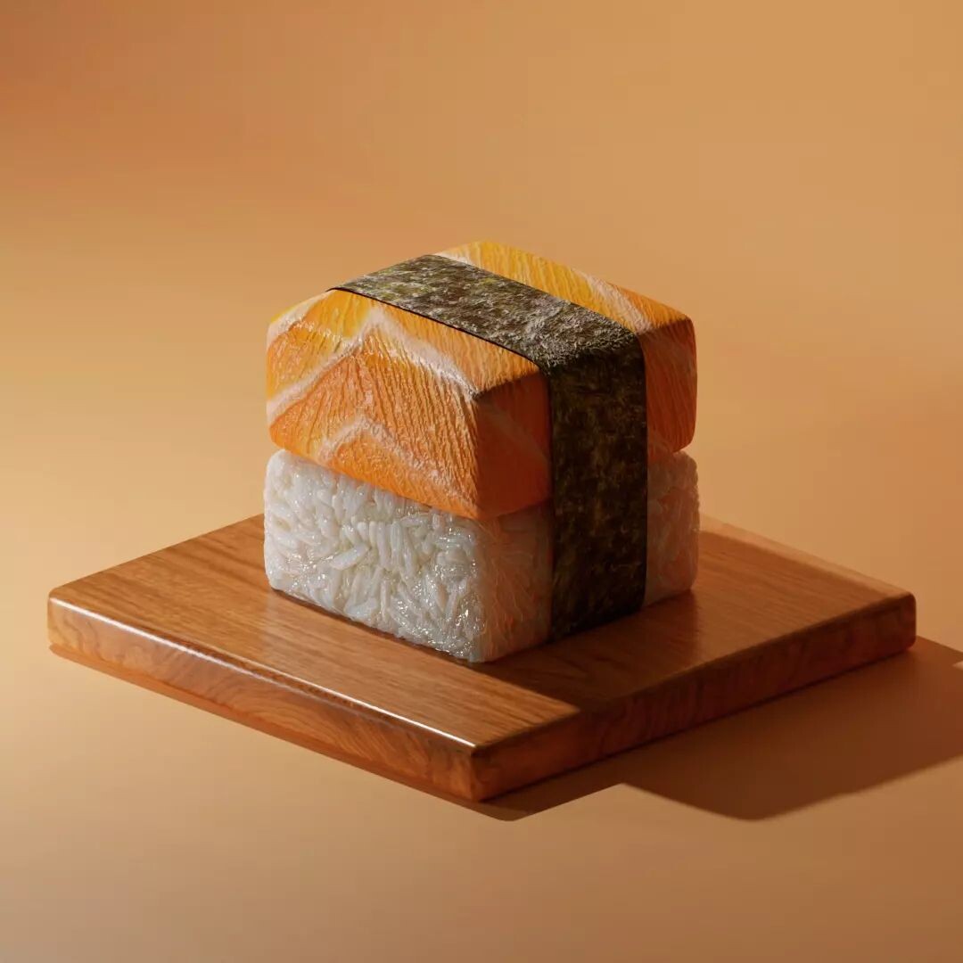 ArtStation - Sushi Box (Tutorial from blatadej)