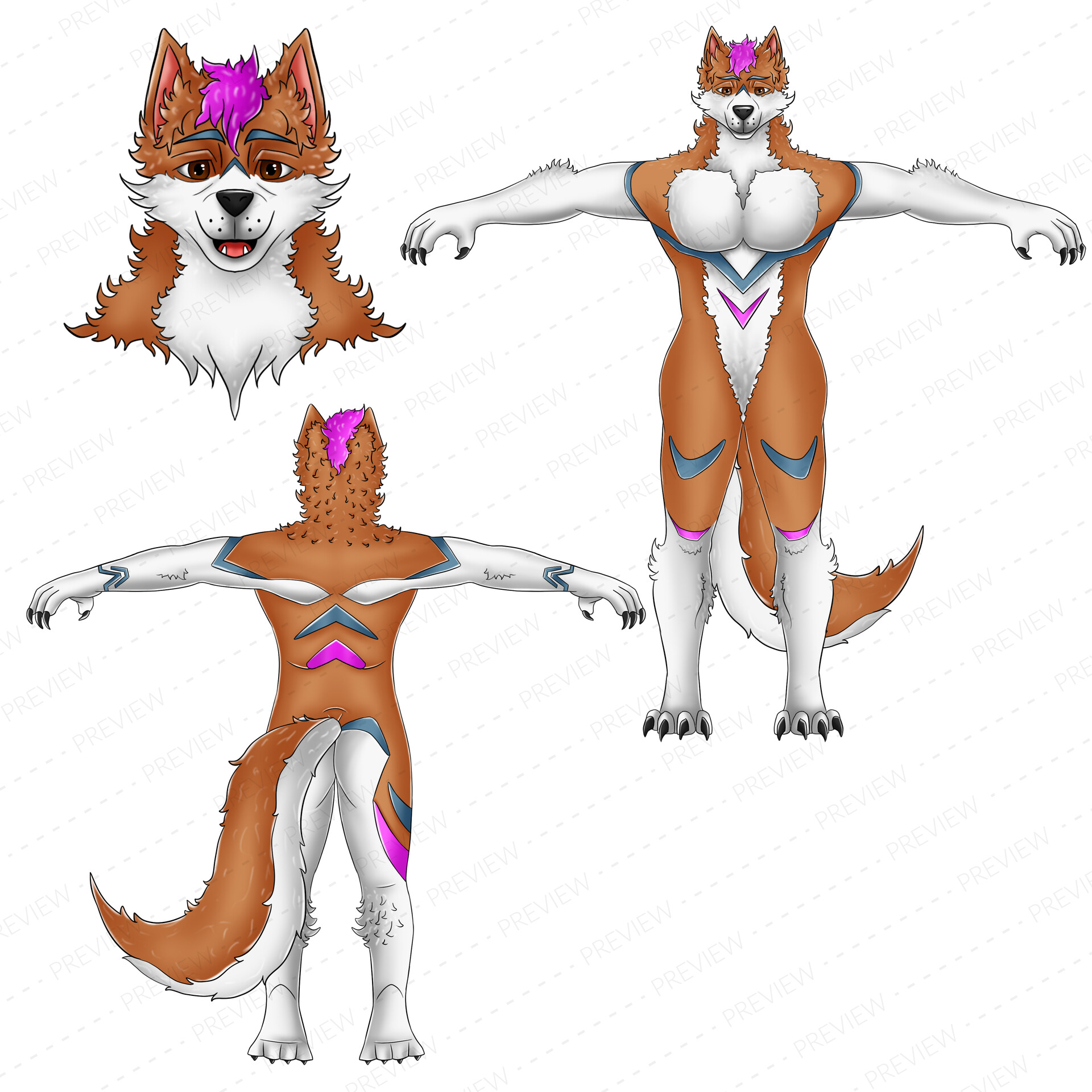 ArtStation - Characters Reference sheet