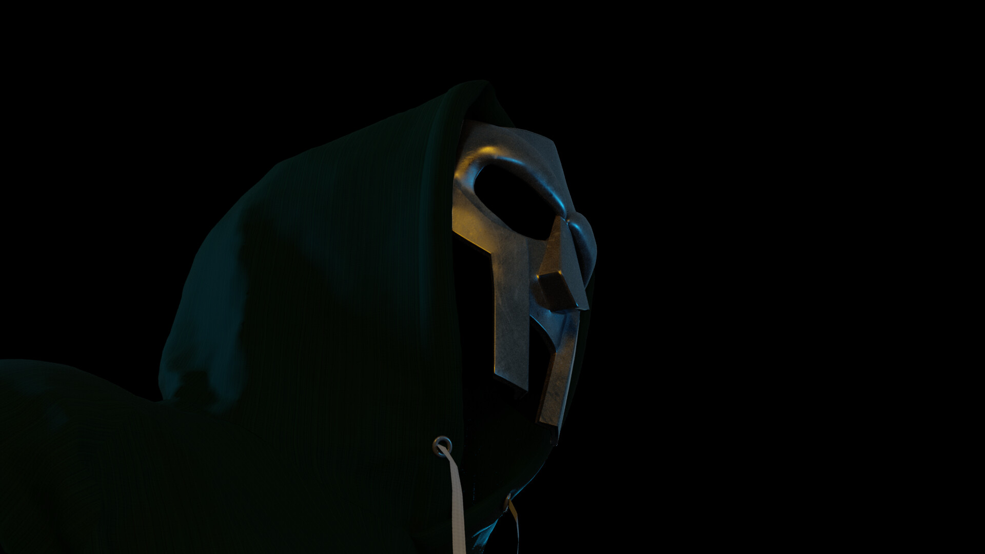 Emmet Holm - MF DOOM 3D Render
