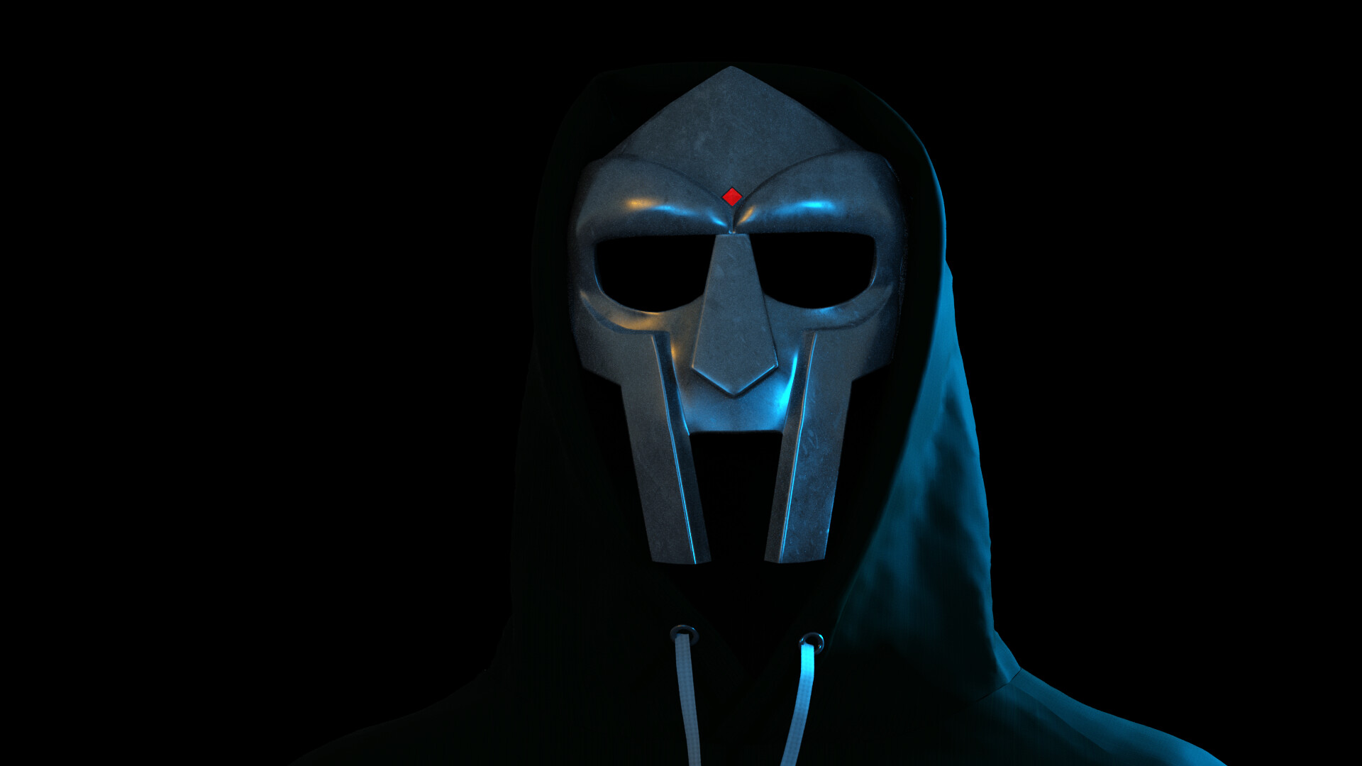 Emmet Holm - MF DOOM 3D Render