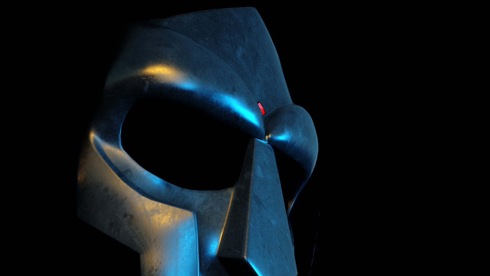 Emmet Holm - MF DOOM 3D Render