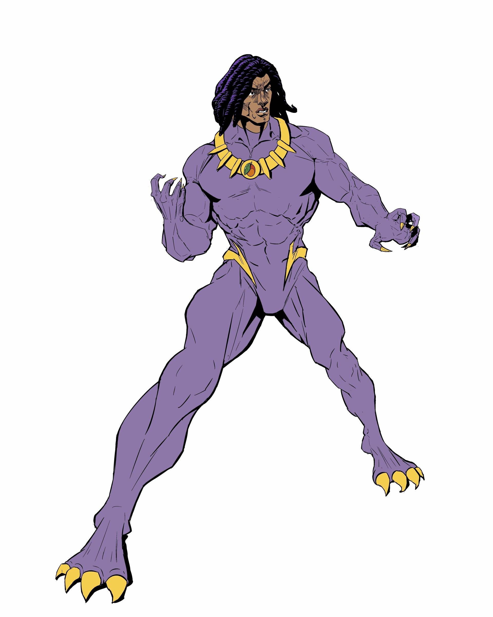 ArtStation - Black Panther Inspired Superhero