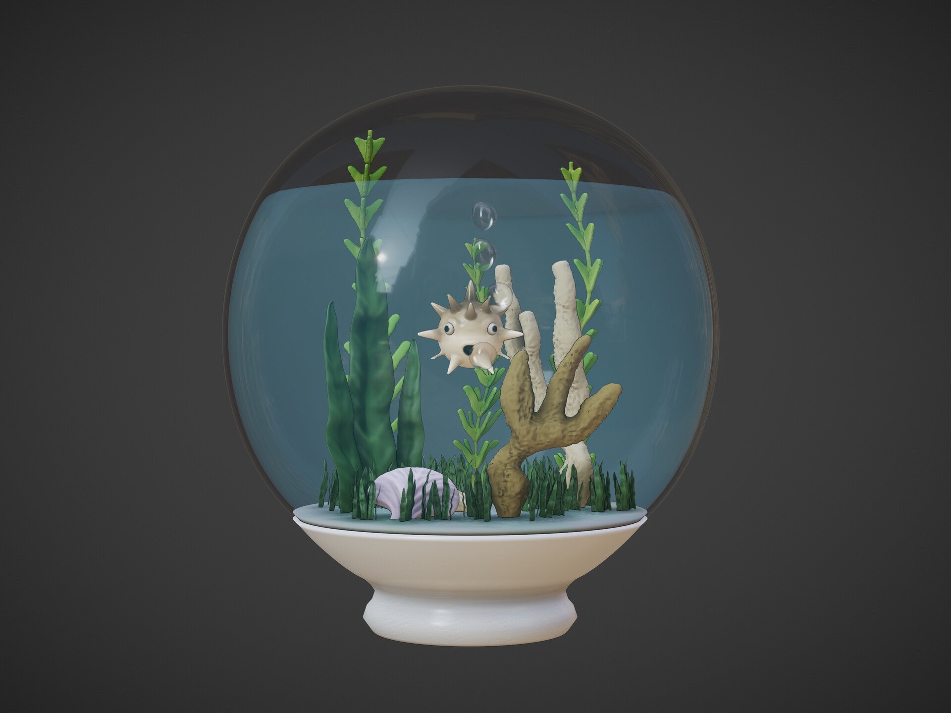 ArtStation - Puffer Fish Doodle