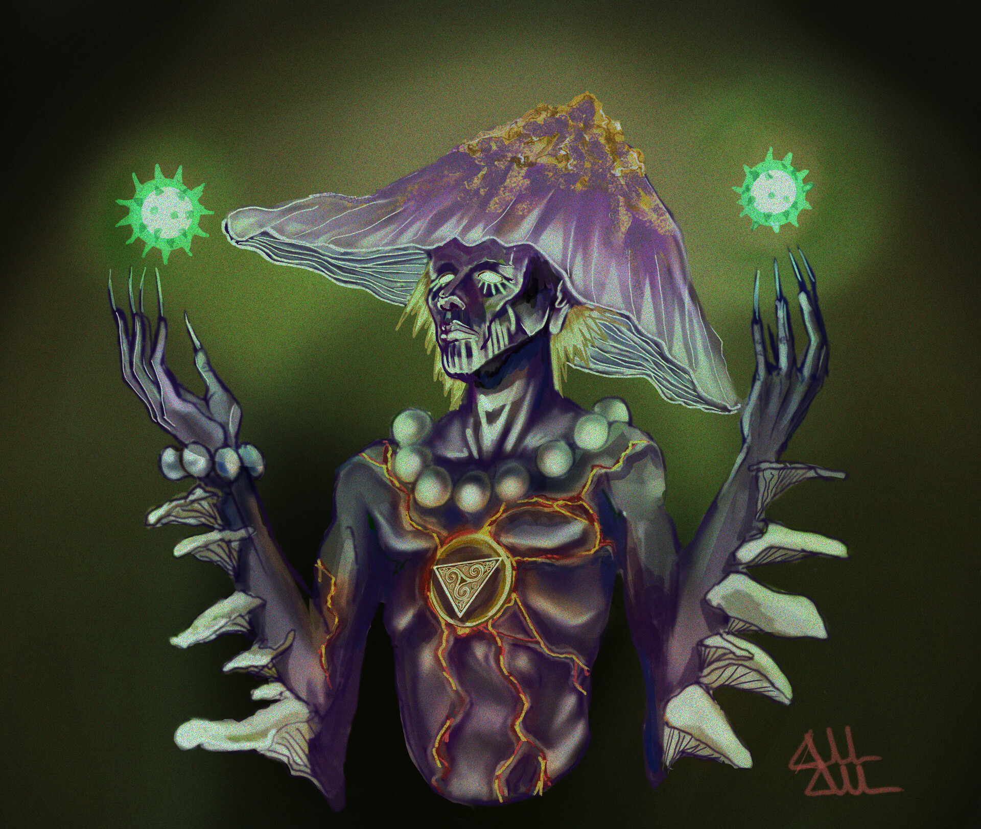 ArtStation - Fungal Druid (2022)