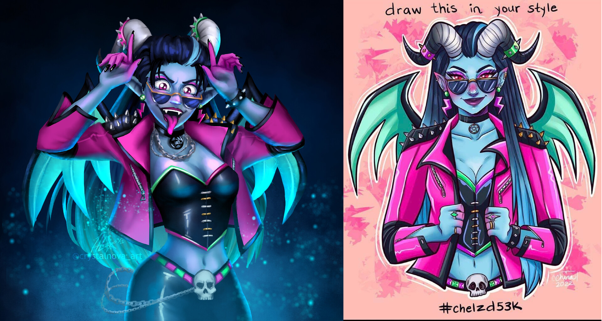 Heather Brinkman (CrystalNova) - DTIYS- Punk Rock Demon