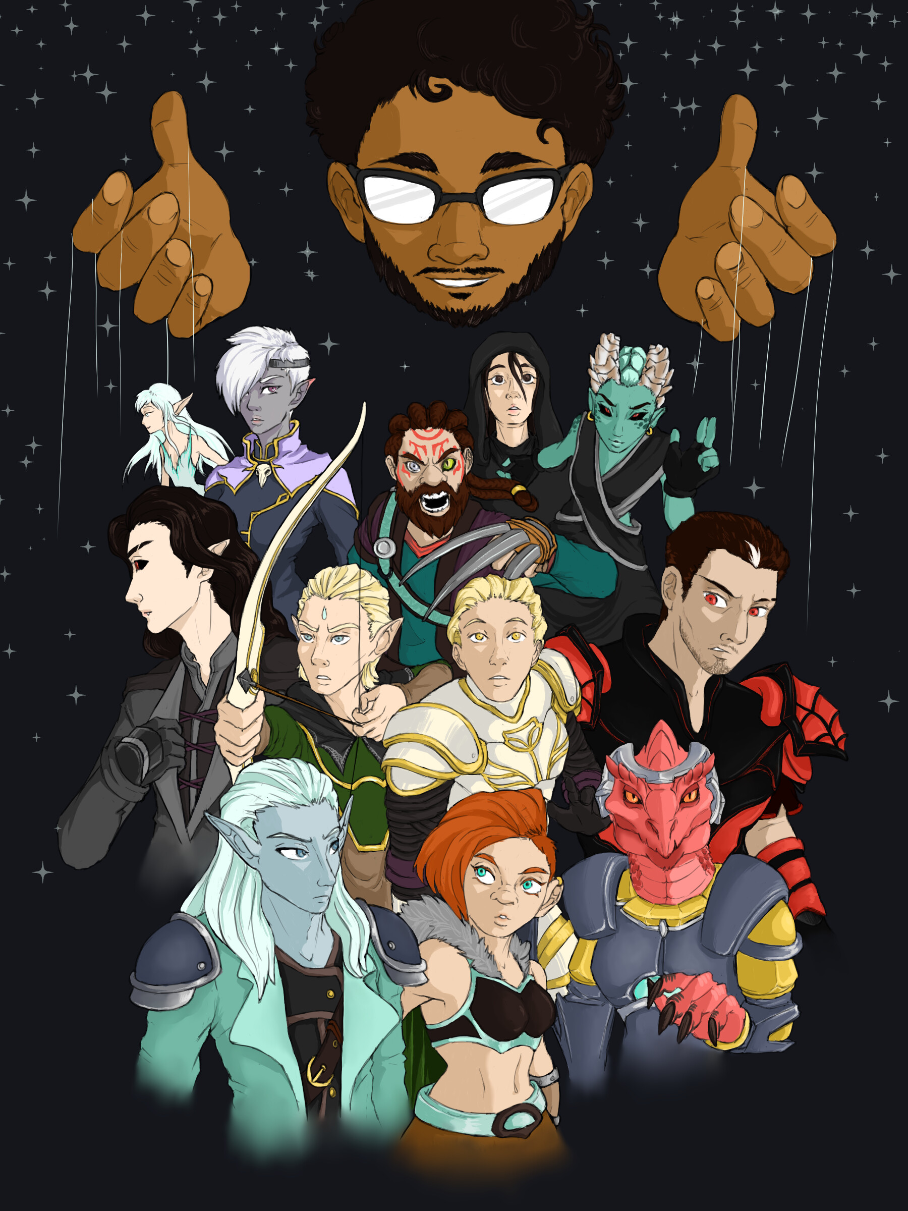 ArtStation - DnD Campaign characters