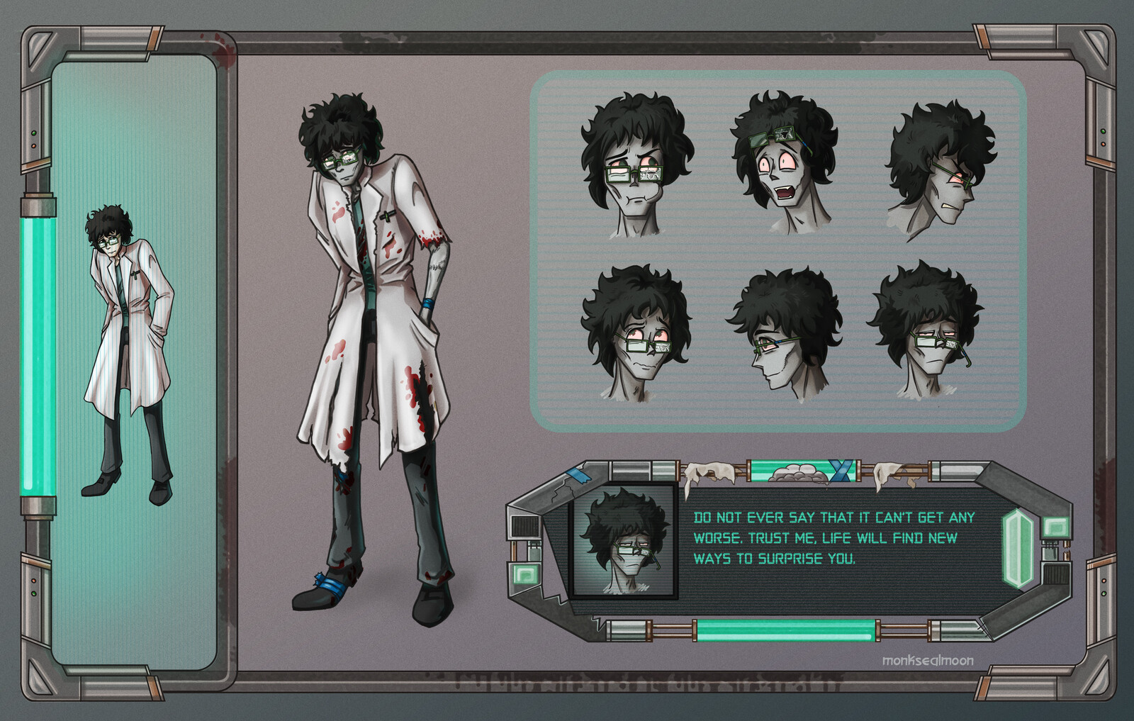 monksealmoon - Grey Matter game project.