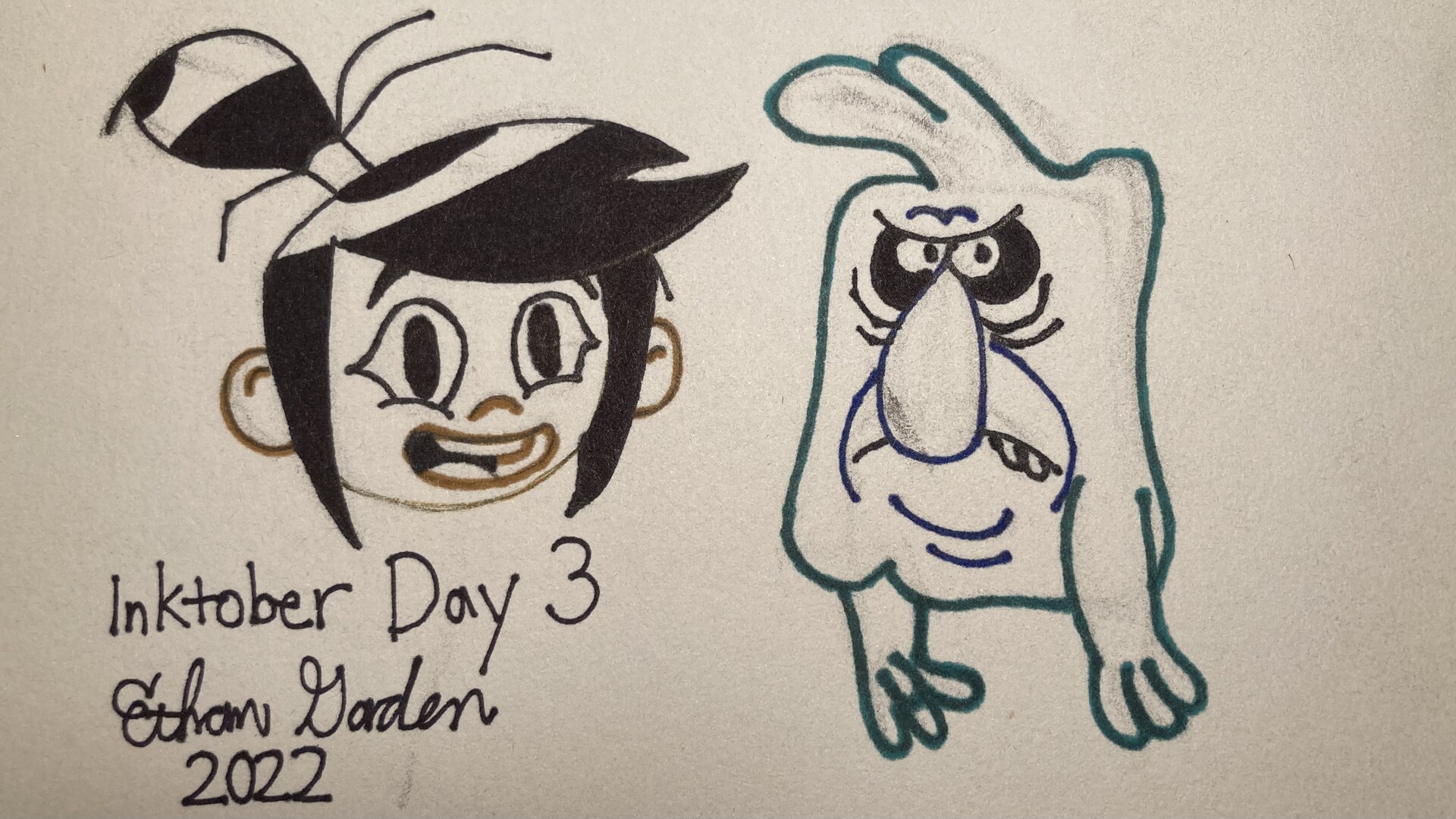 ArtStation - Inktober 2022 Day 3 - Molly McGee and Scratch