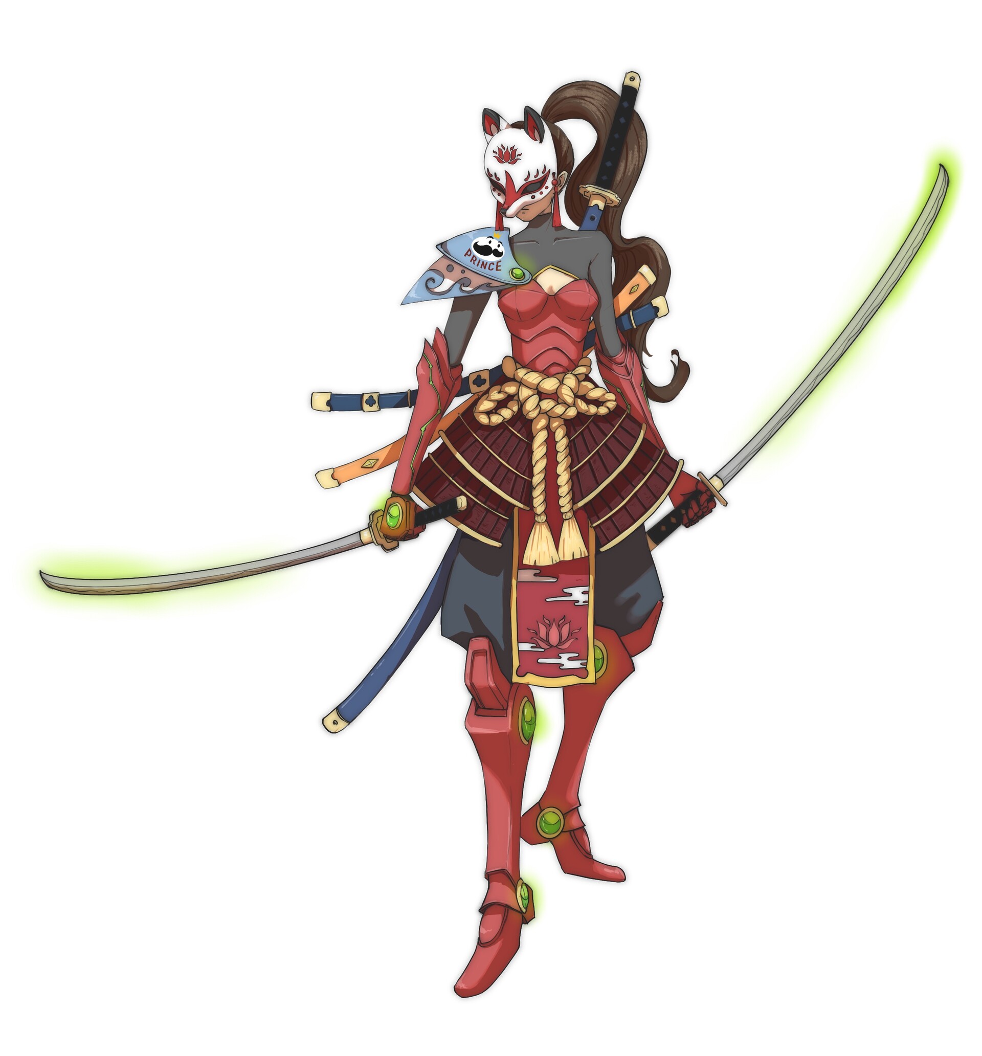 ArtStation - character- poison samurai