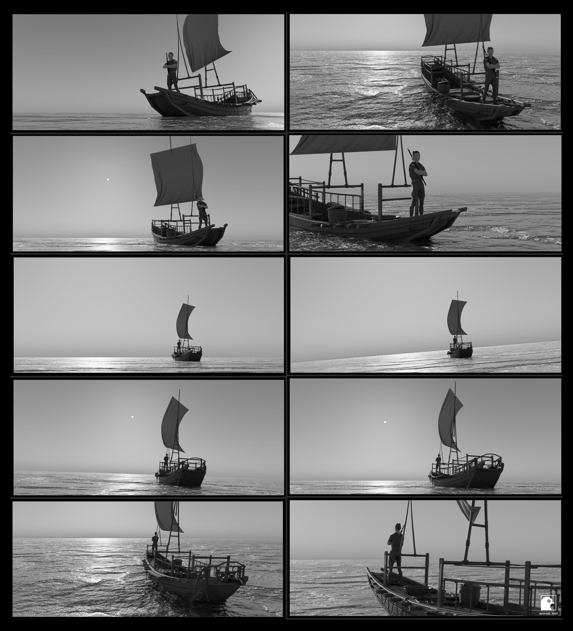 Wayne Leung Hou-wai - Concept Art for Heroes（TV Series）