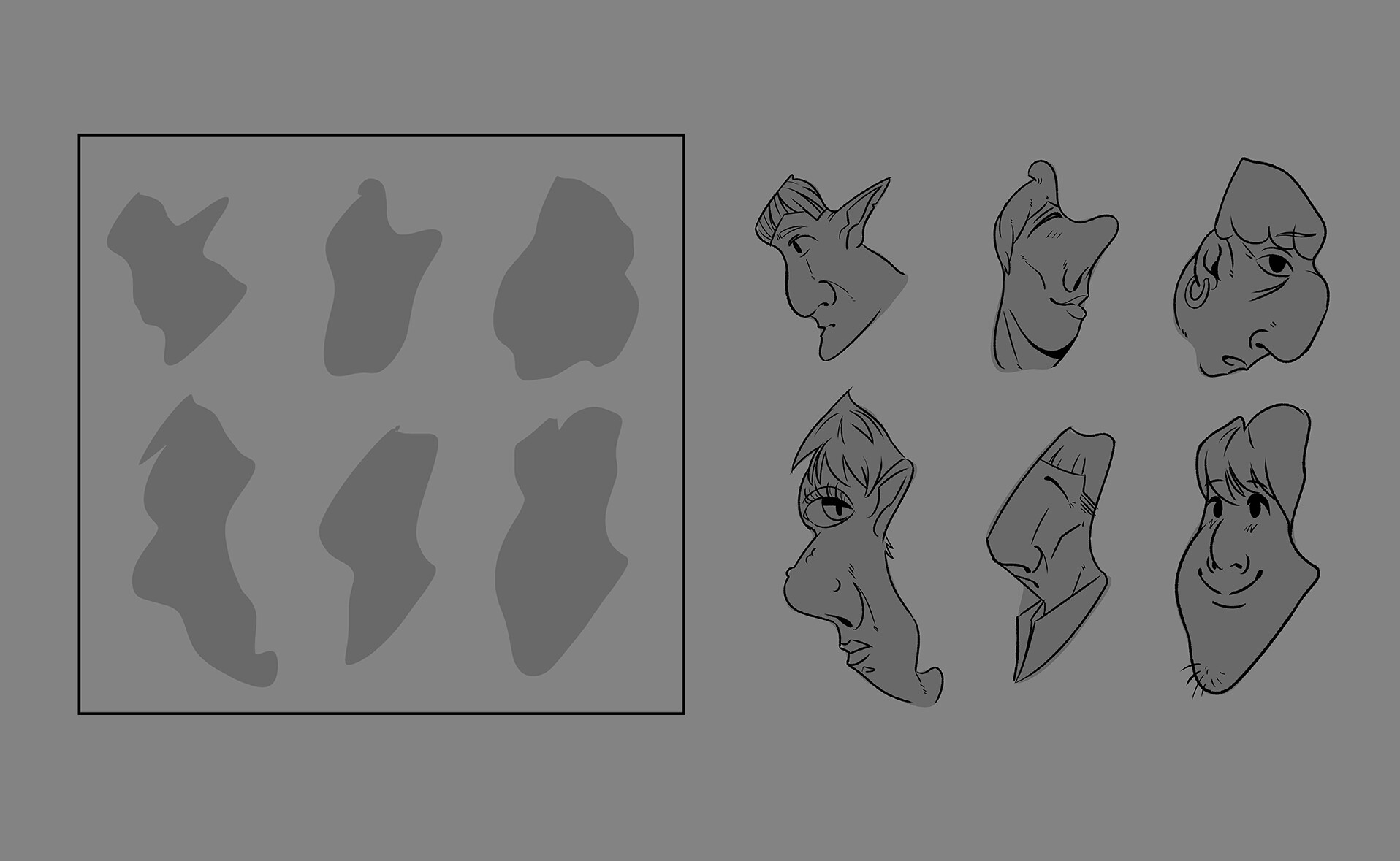 ArtStation - Face Shapes