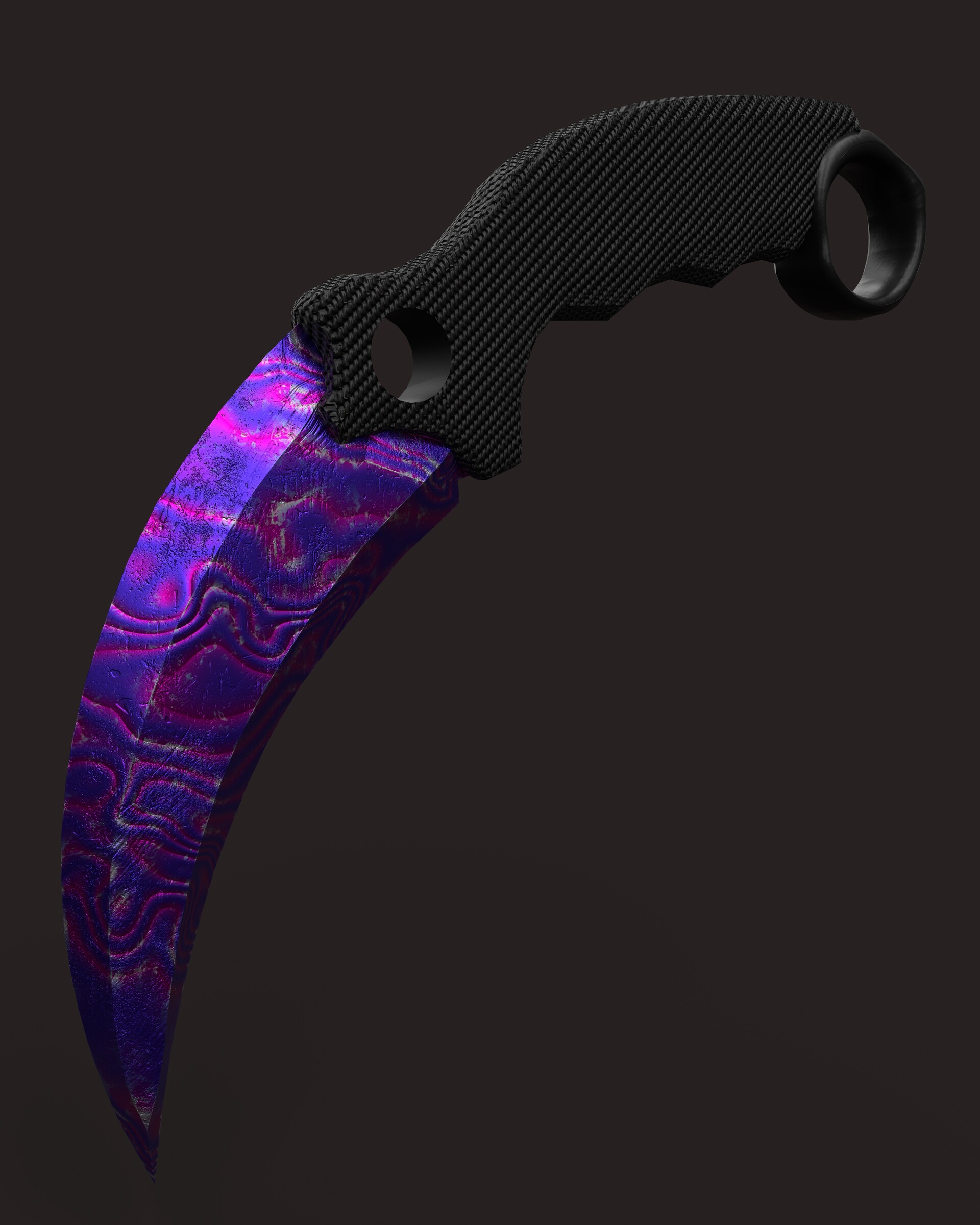 Tejas Nirmal - Damascus Karambit
