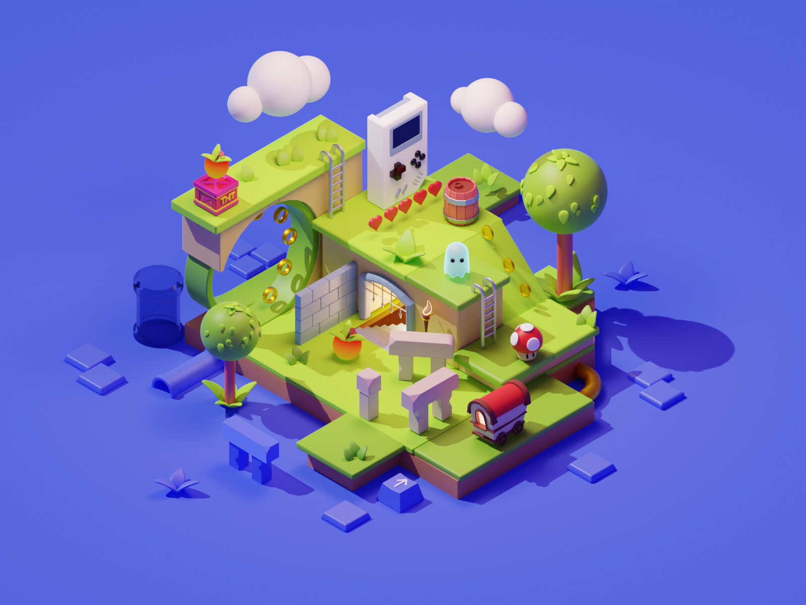 ArtStation - Game World 👻🕹️