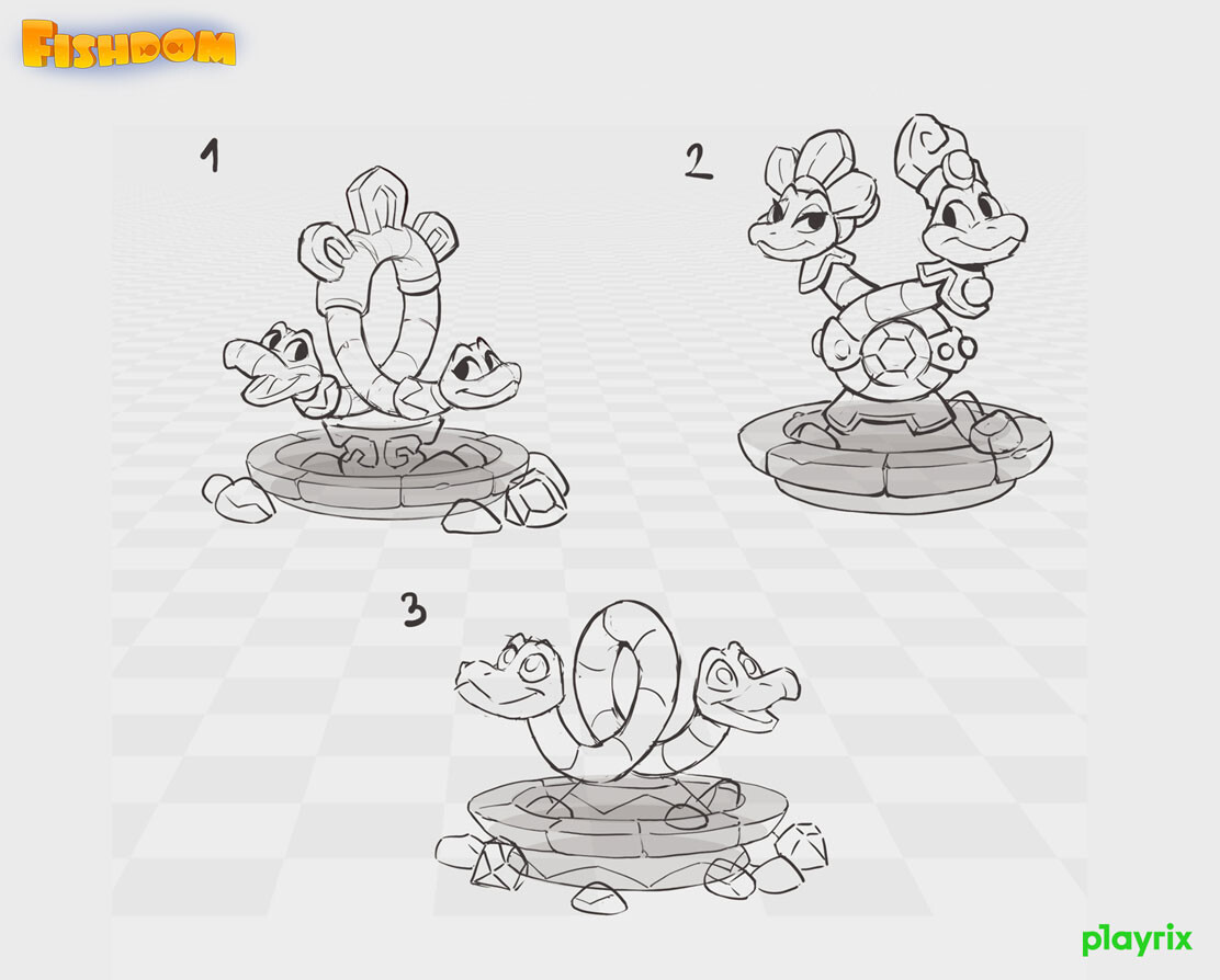 Sergey Klyuchnikov - Characters for Playrix / part 2