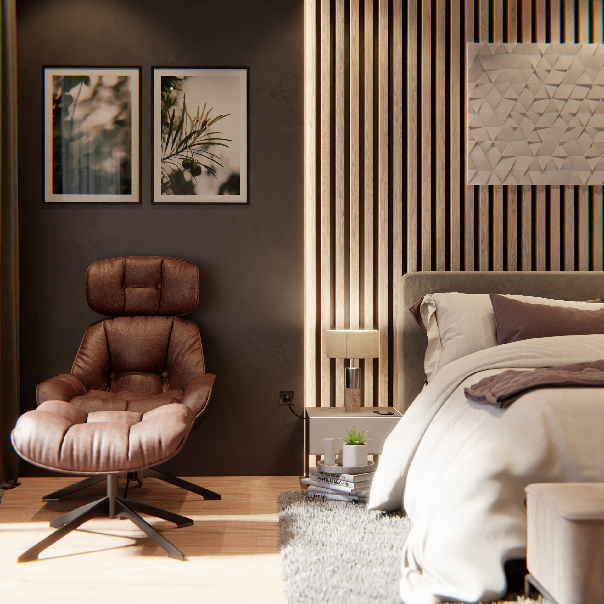 Mario Abou Samra - Modern Bedroom Design - Blender 3D
