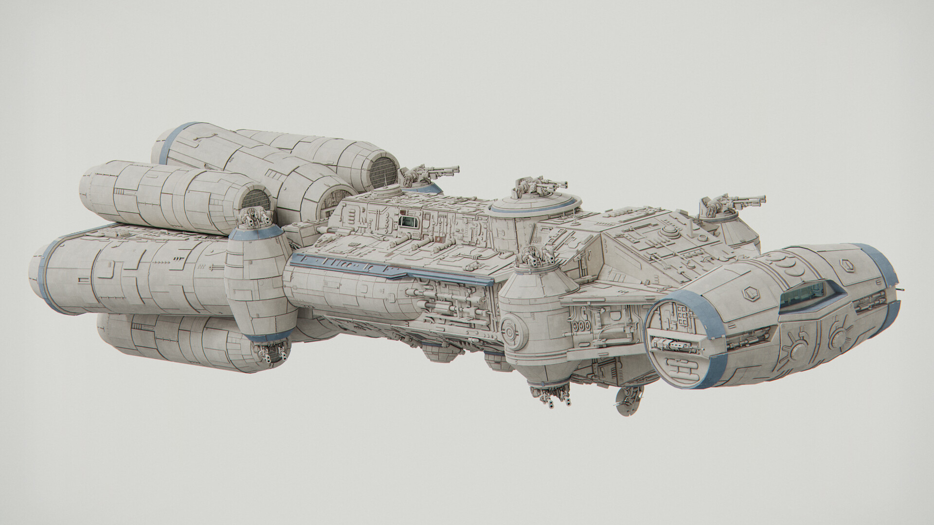 ArtStation - Bowbreaker Corvette - Star Wars