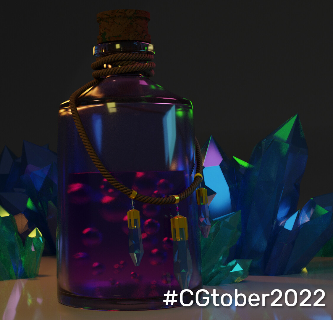 ArtStation - the magic bottle!