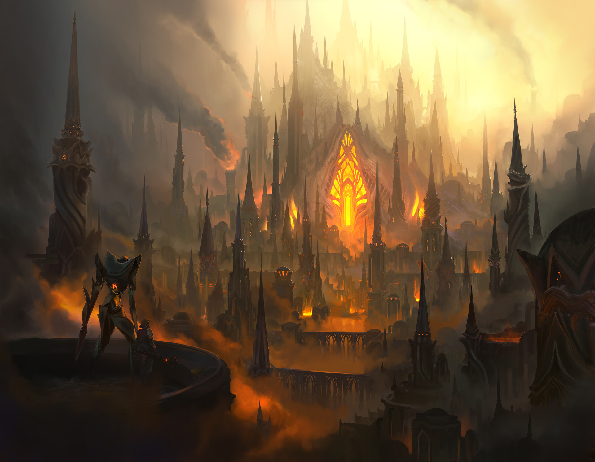 ArtStation - Mishra's Foundry - Magic the Gathering