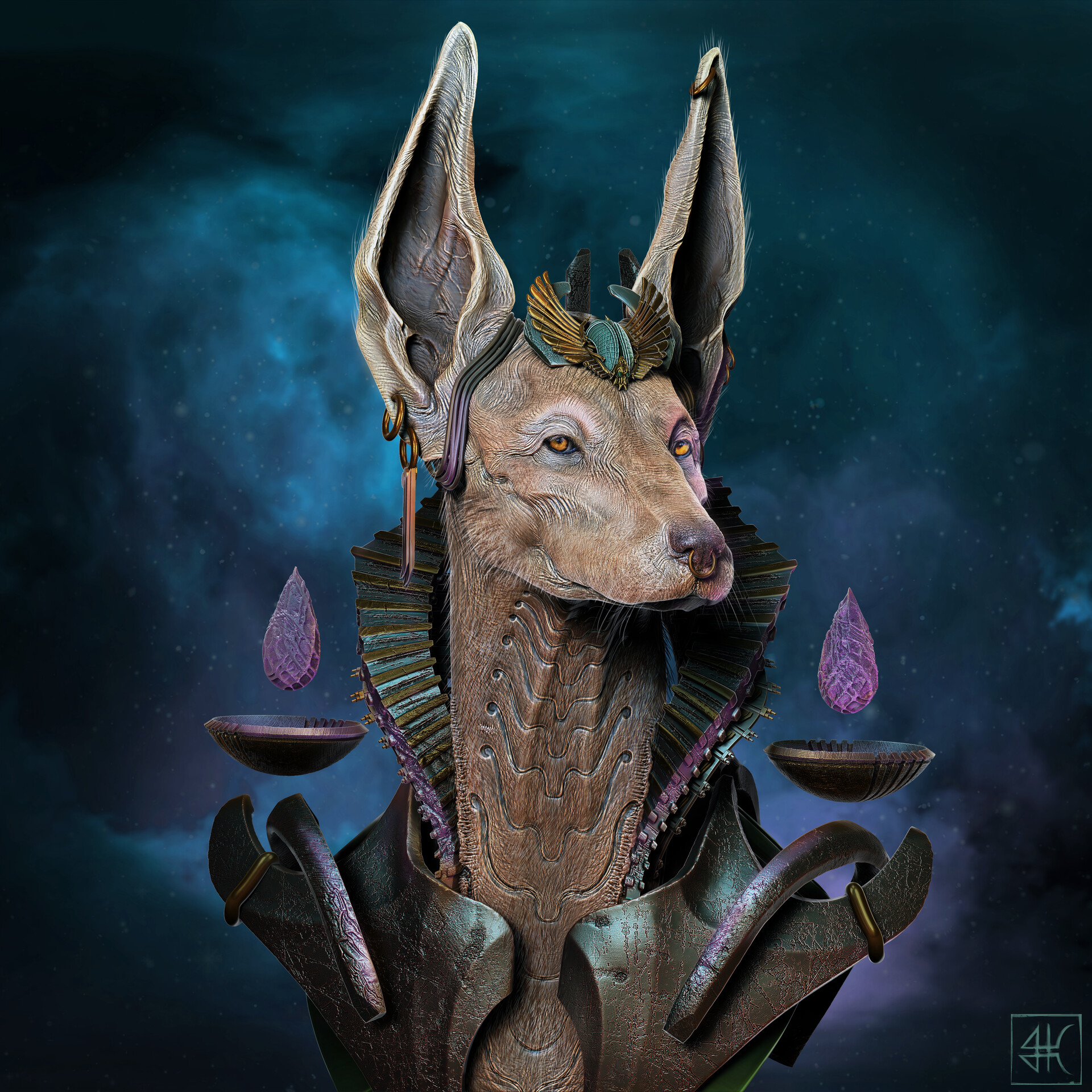 ArtStation - Anubis - God of the Dead