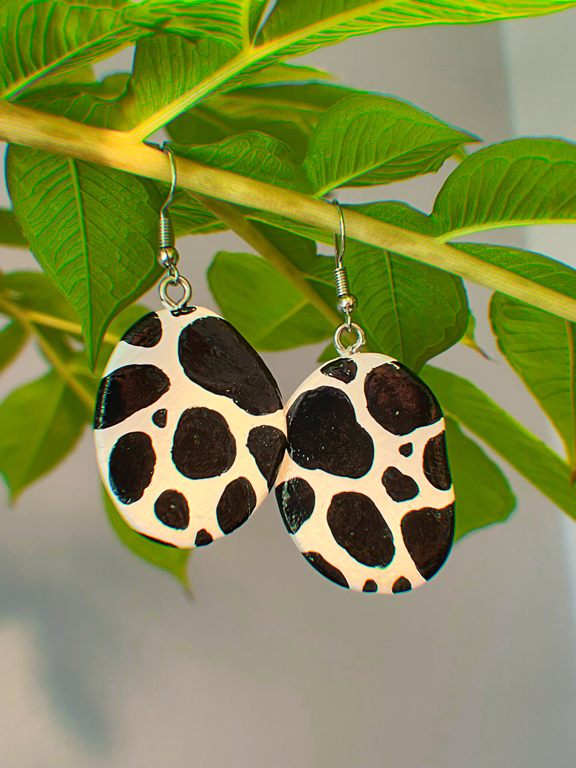 ArtStation - Cow Pattern Earrings (2022)