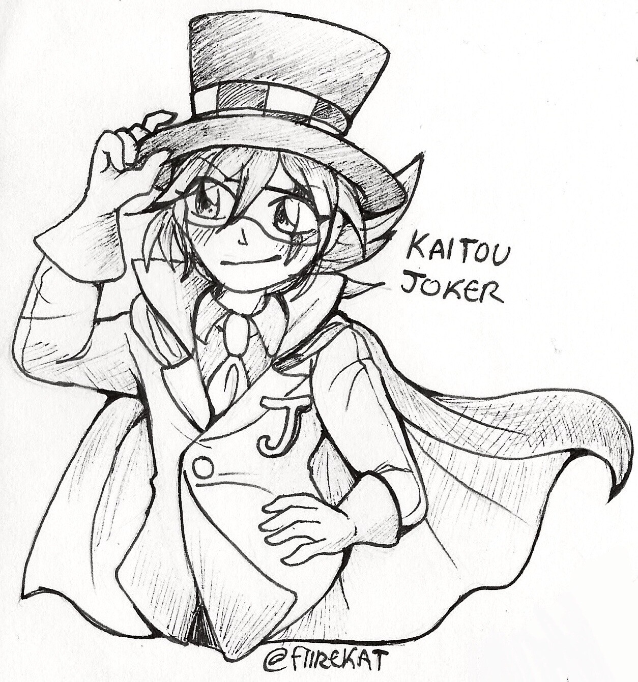 how to draw kaitou joker