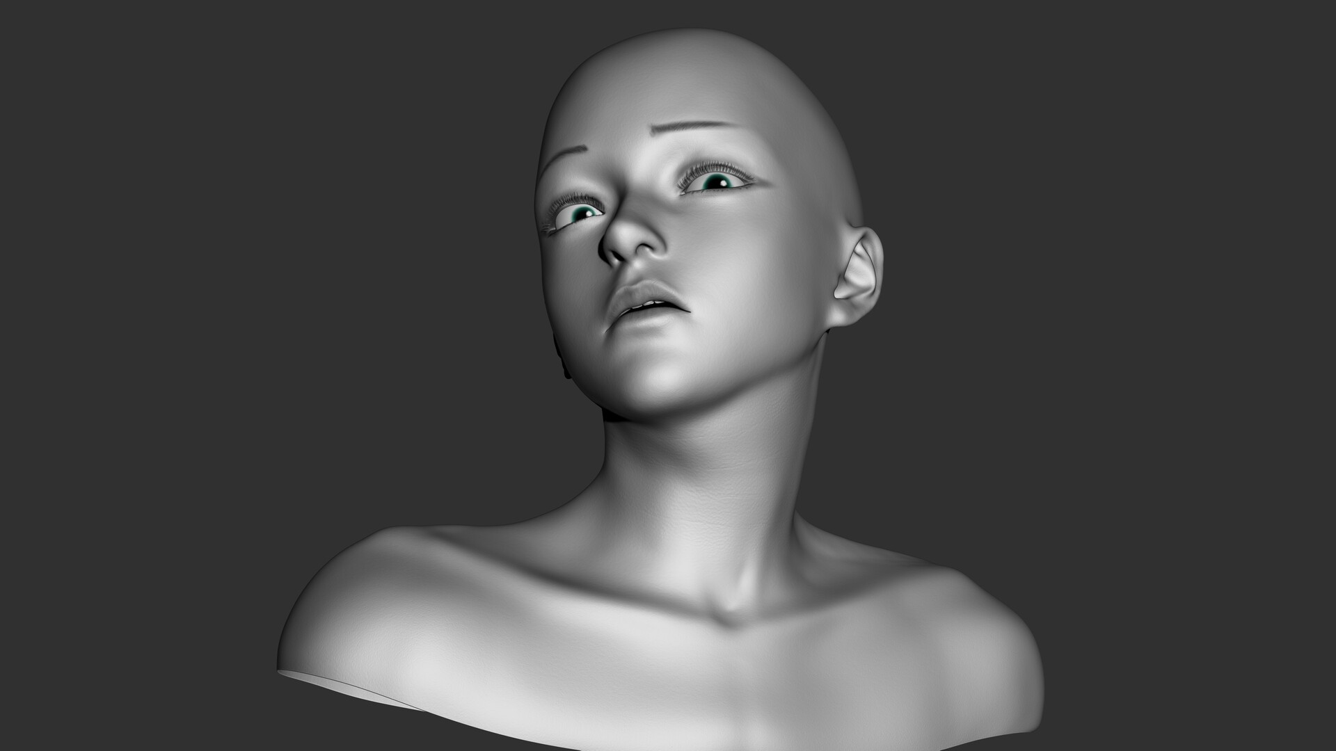 ArtStation - Female Bust Practice