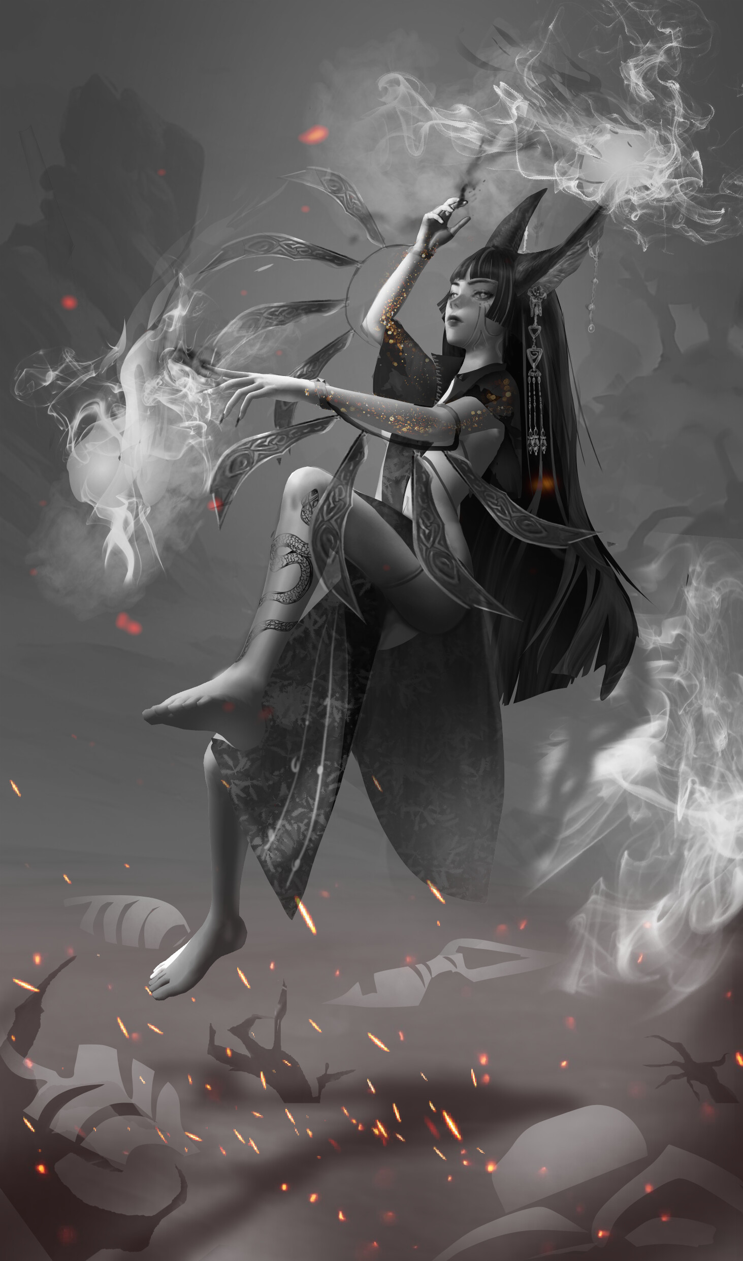 ArtStation - Necromancer - Wip