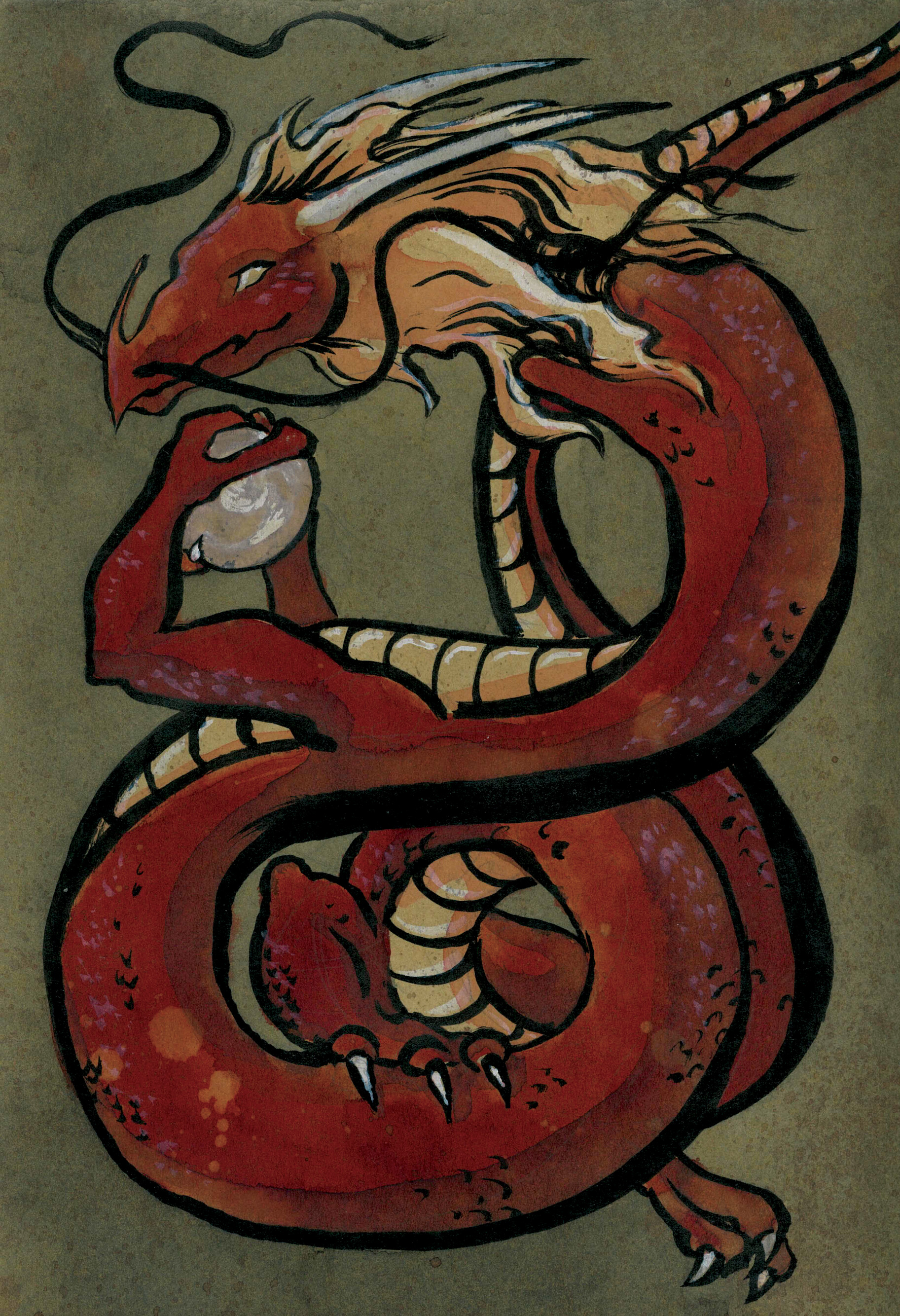 ArtStation - Dragon in Ink III