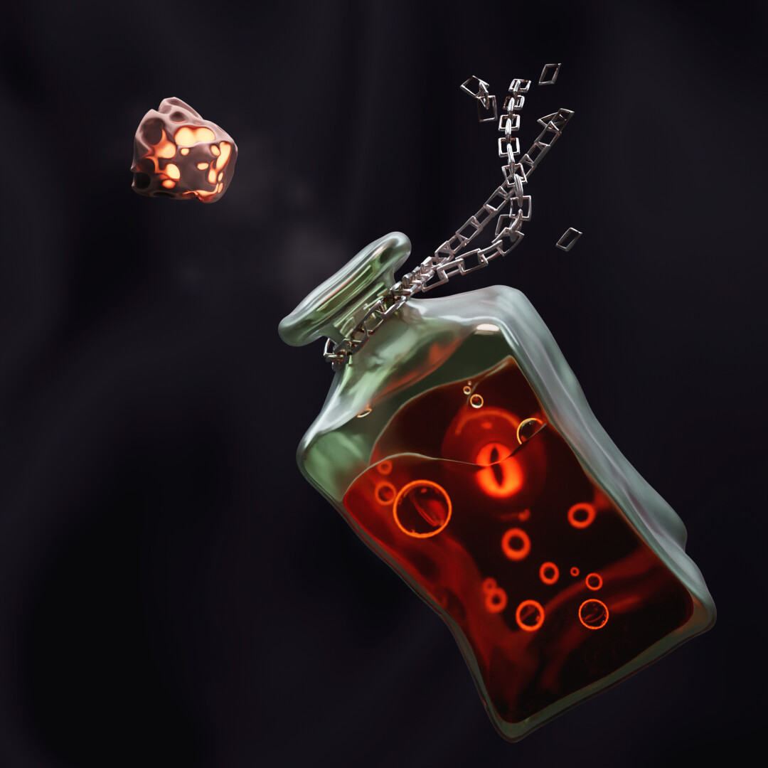 ArtStation - Opening the occult flask
