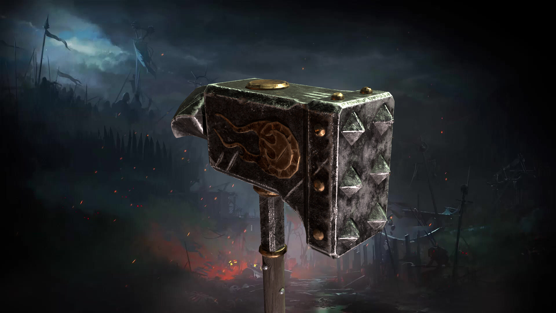 ArtStation - One-handed hammer from Warhammer Vermintide 2