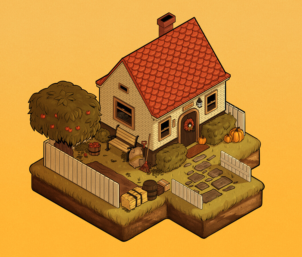 ArtStation - Isometric House