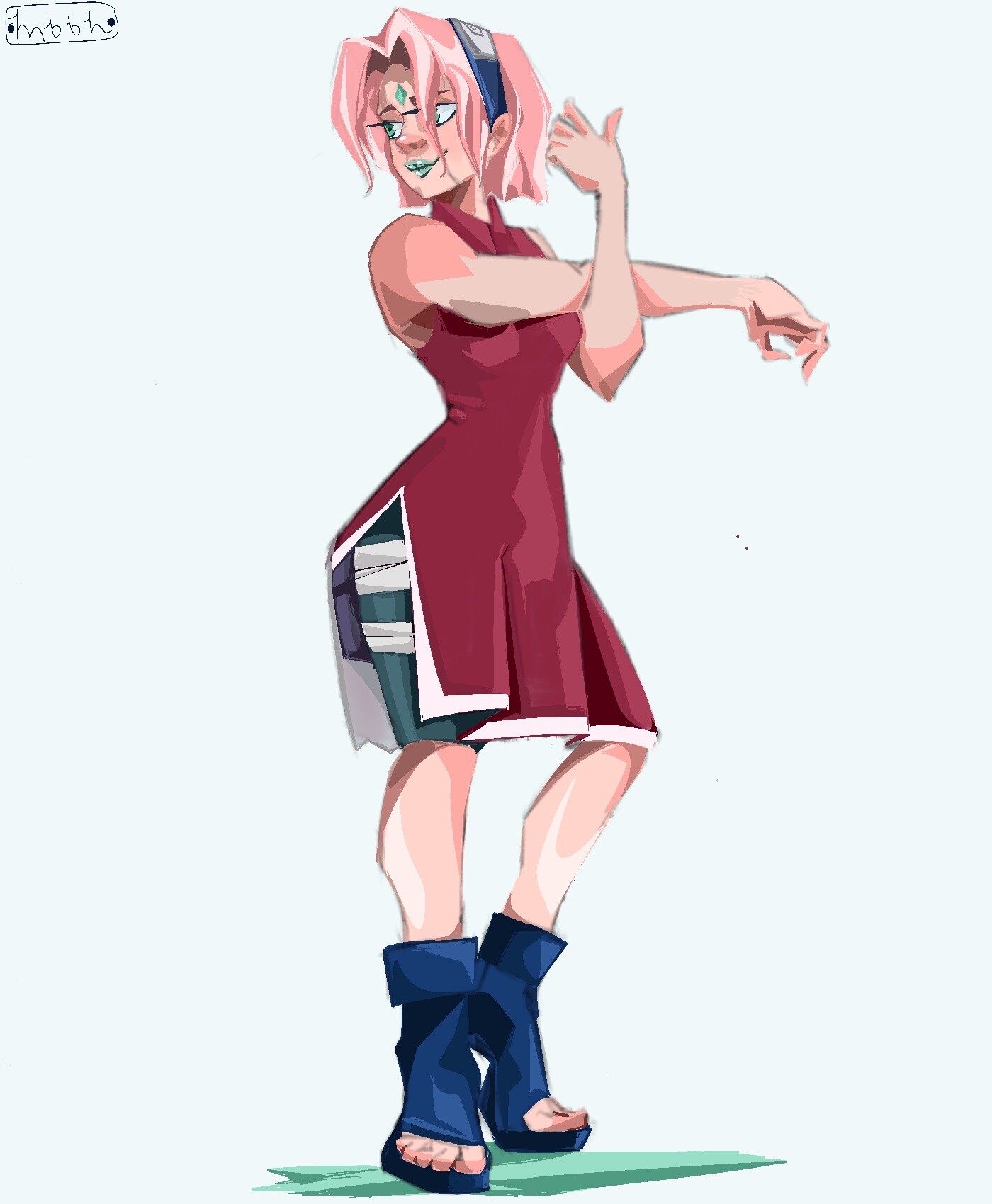 Sakura As A Boy