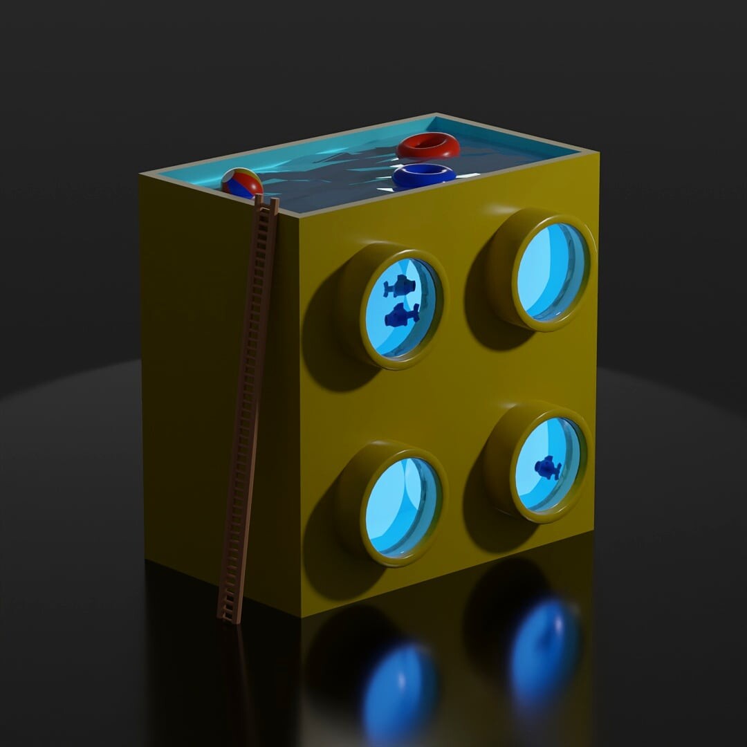 ArtStation - Lego Aquarium