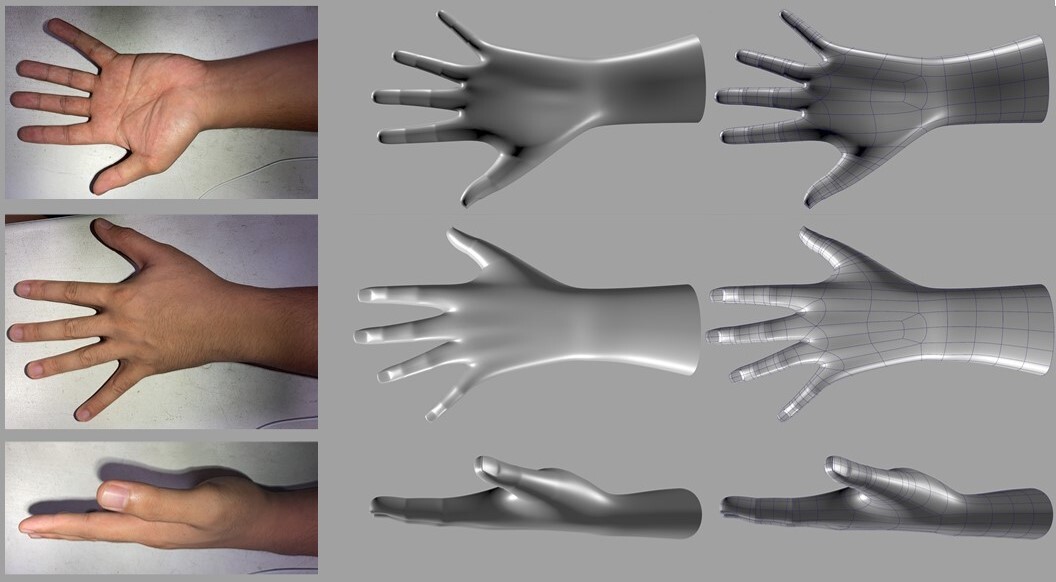 ArtStation - Hand Modeling & Texturing