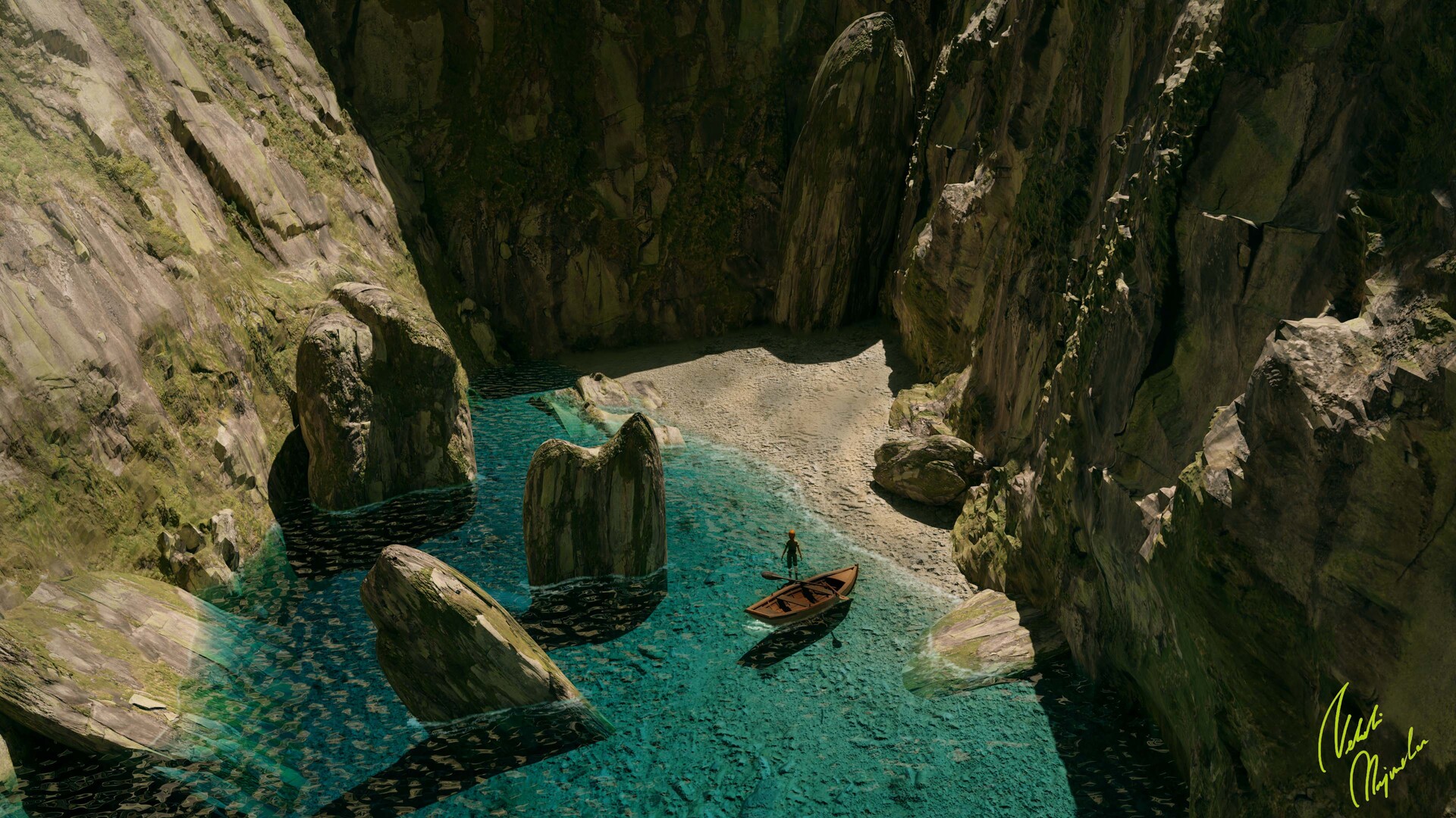 ArtStation - Lost in the Beach