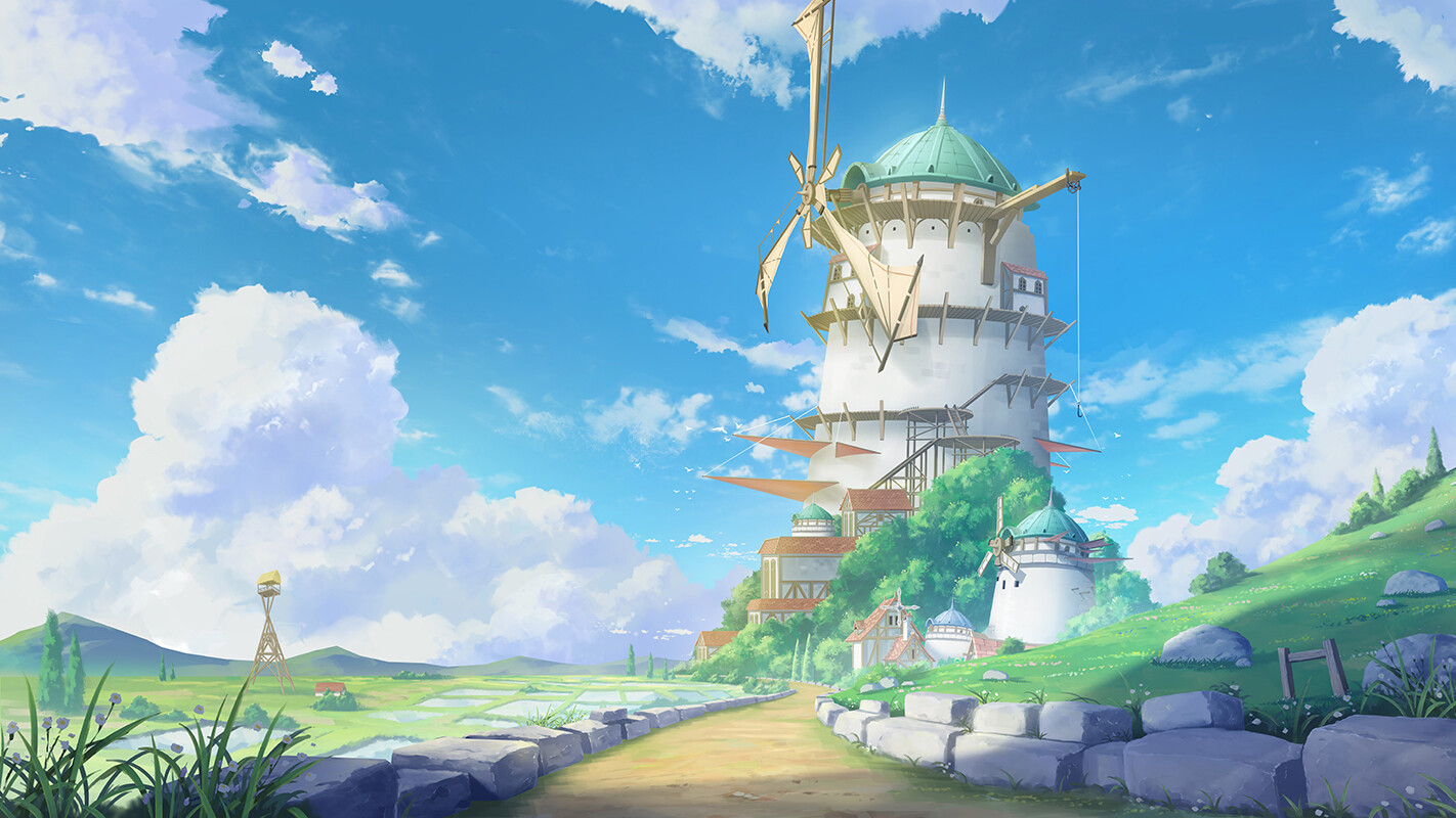 ArtStation - windmill
