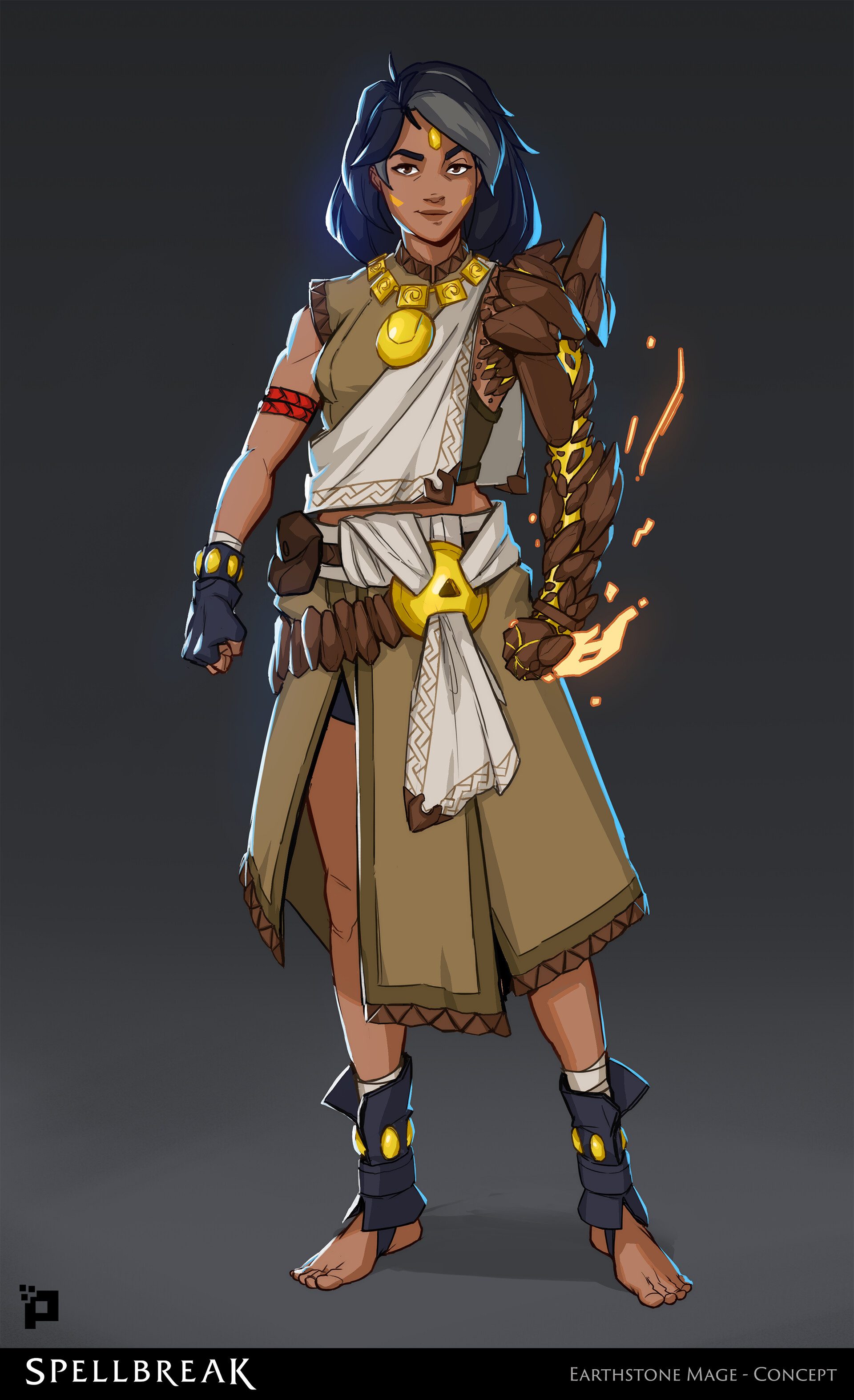 Gary Tanaka - Spellbreak - Unused Content - Earthstone Mage