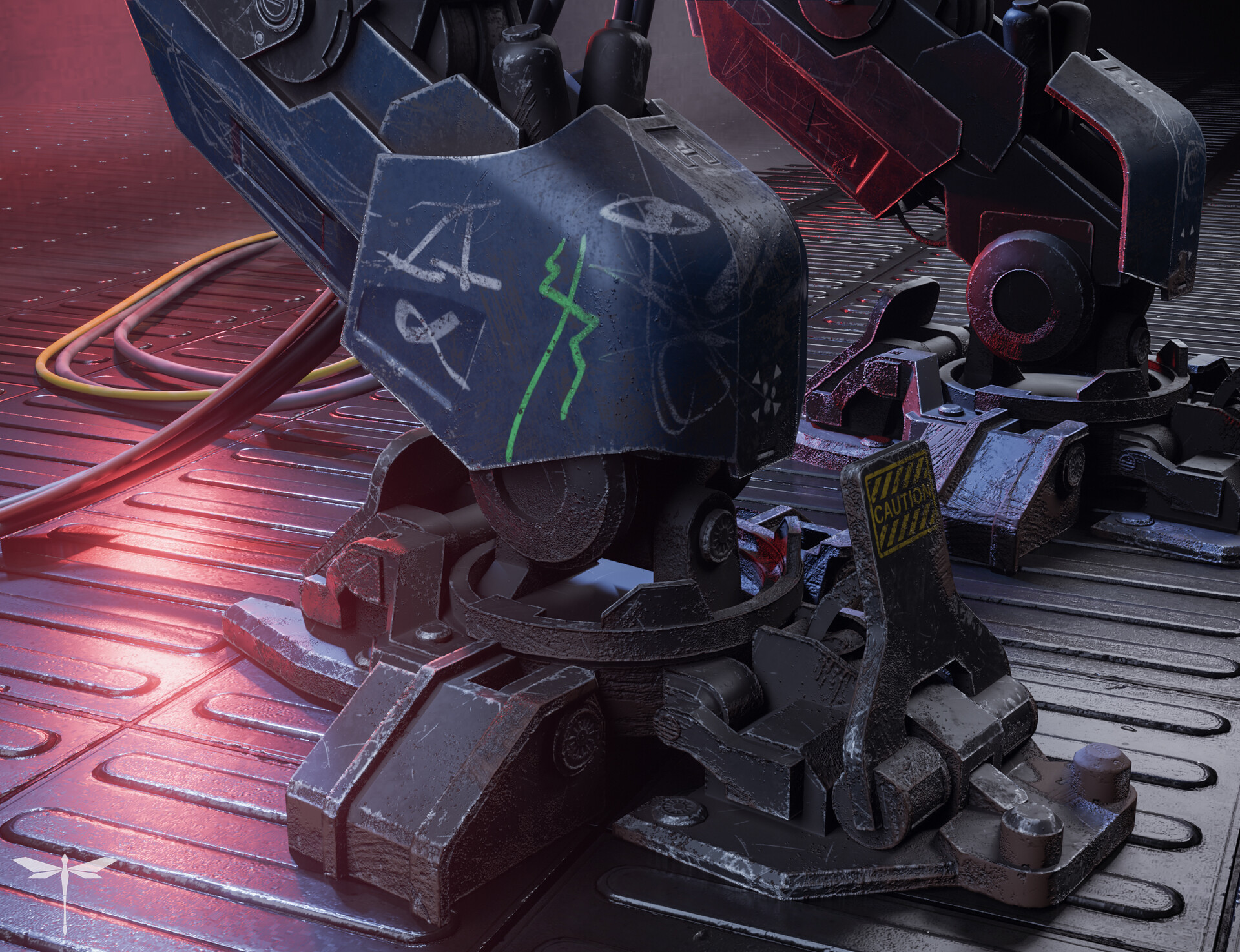 Aaron Supertramp - Night City Tank-Robot version 7