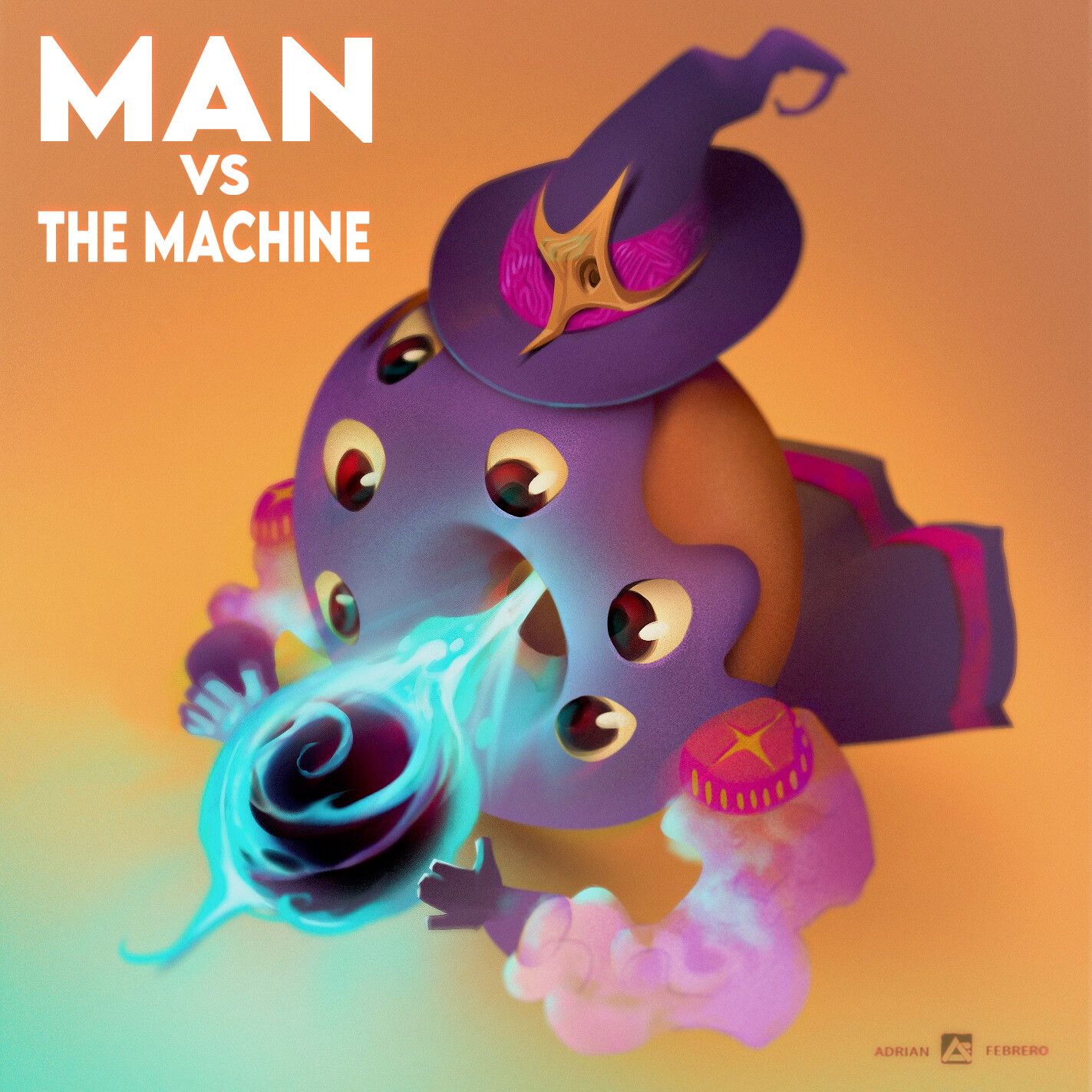 ArtStation - A wizard Donut eating a Black hole