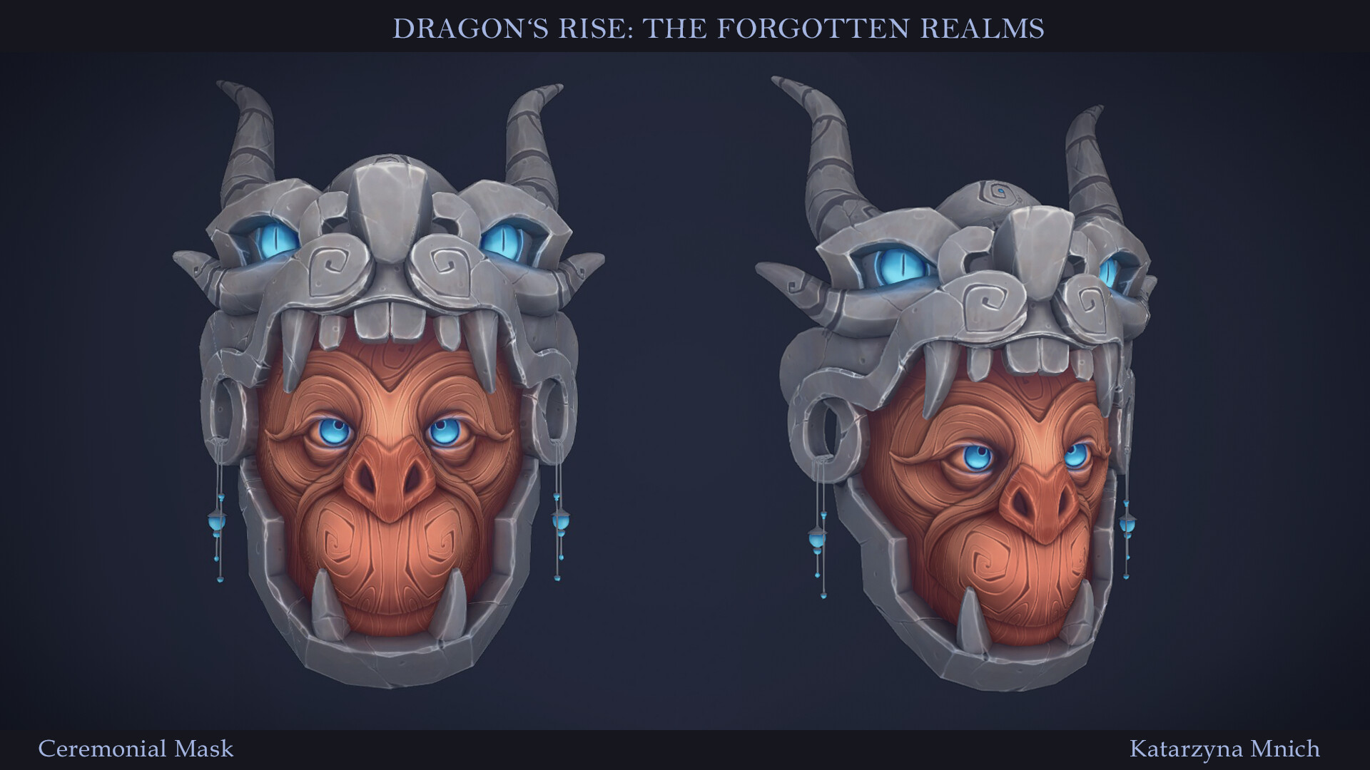 Katarzyna Mnich - Totems and Dragons - Artstation Challenge "Dragon's ...
