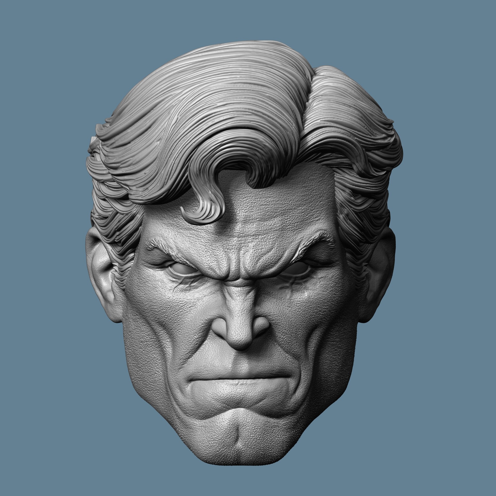 ArtStation - SUPERMAN HEAD FOR TOYS
