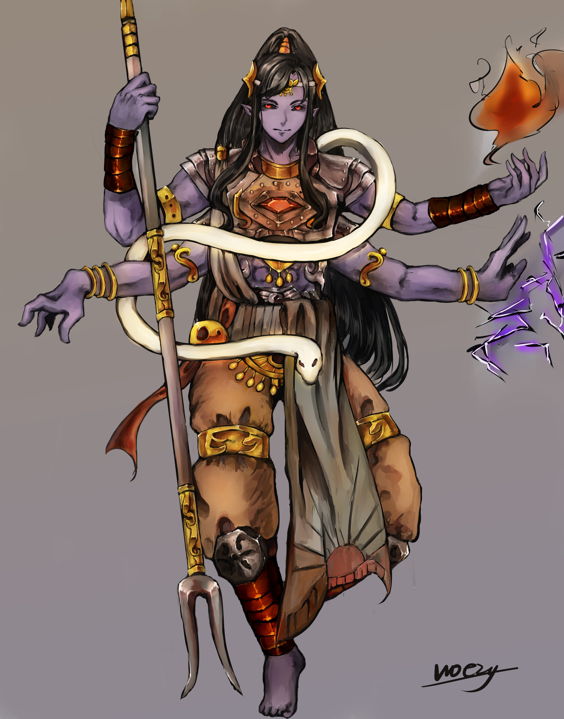 ArtStation - Deity (Commission)