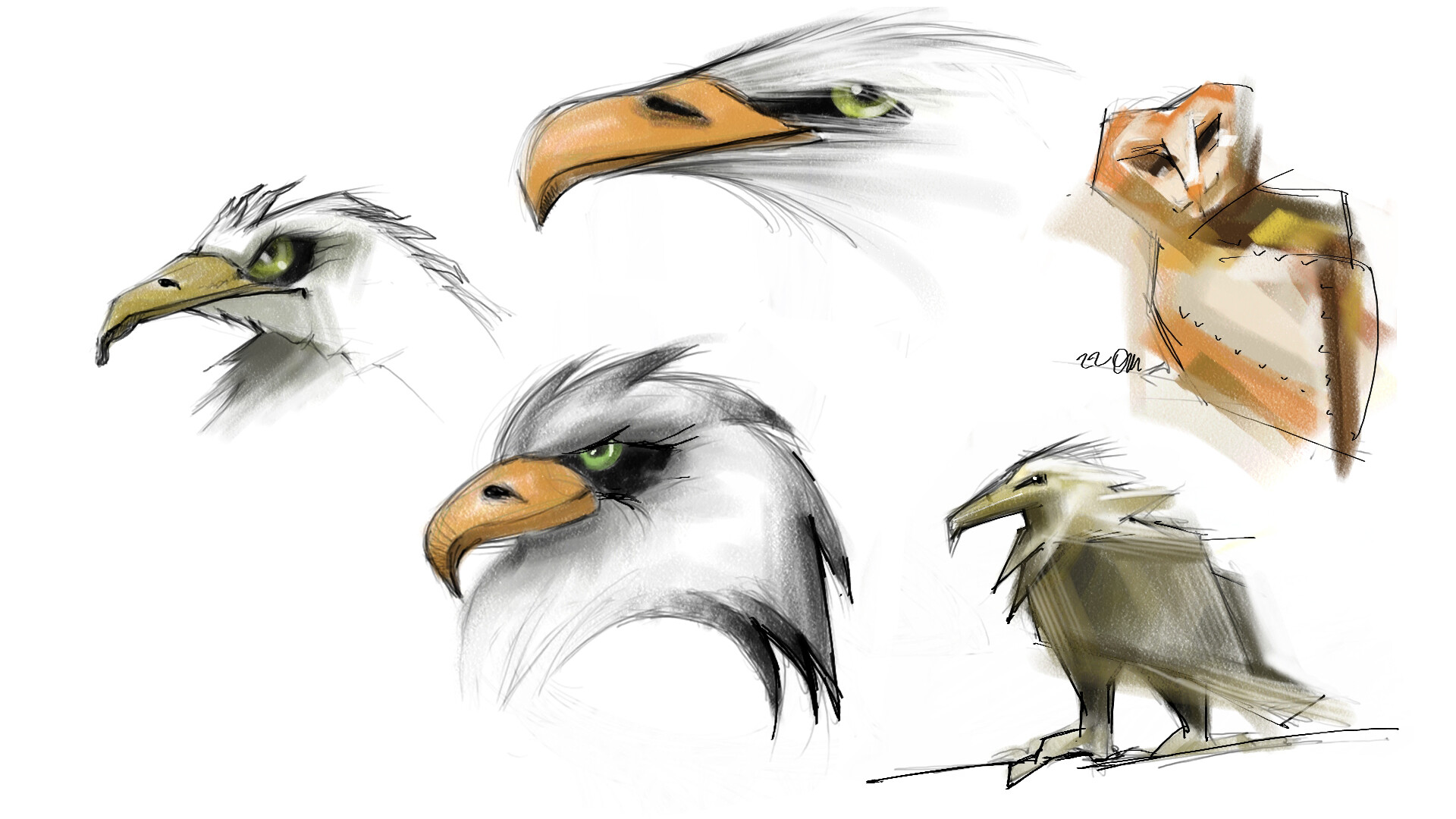 ArtStation - Animals cartoon concept art