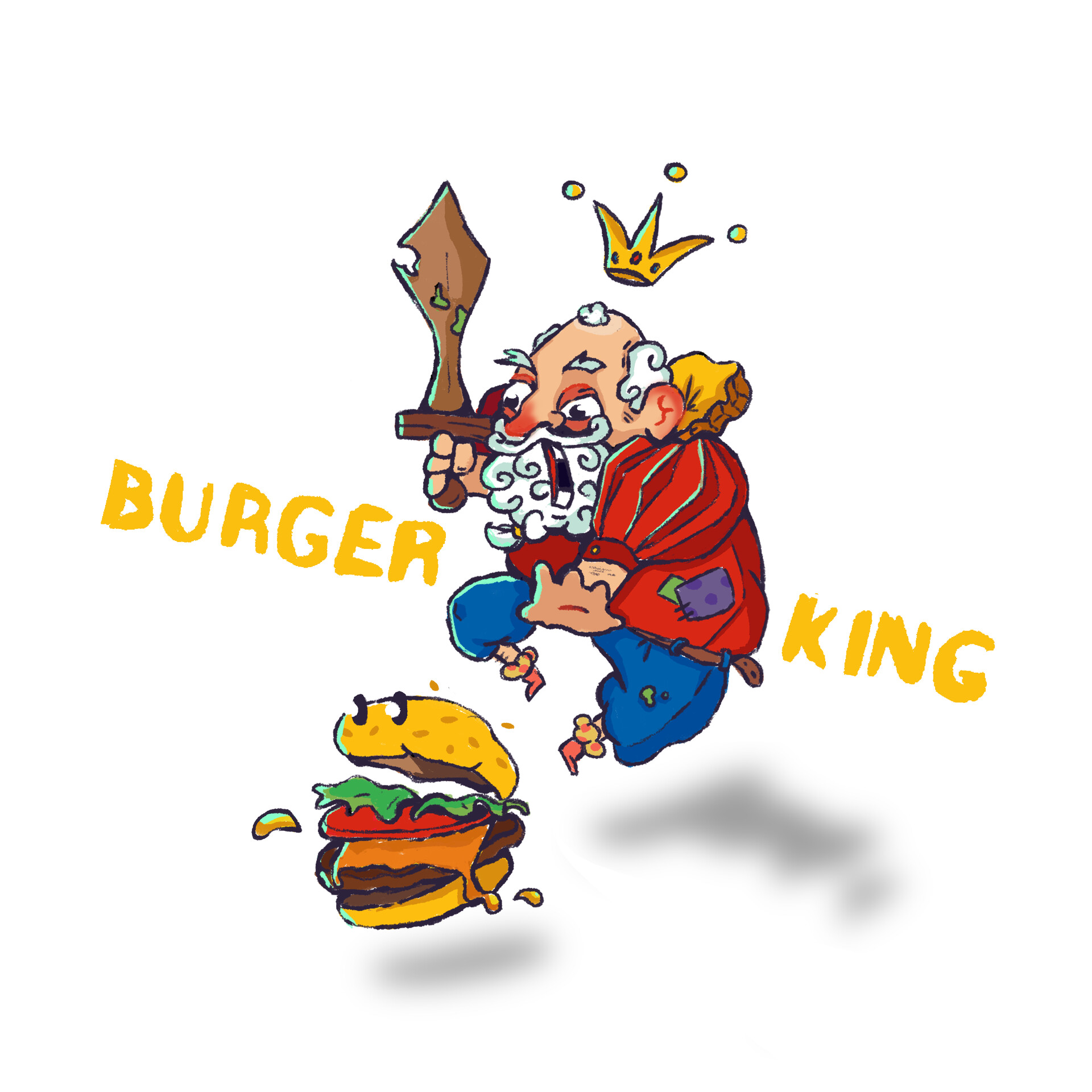 ArtStation - burger King character concept