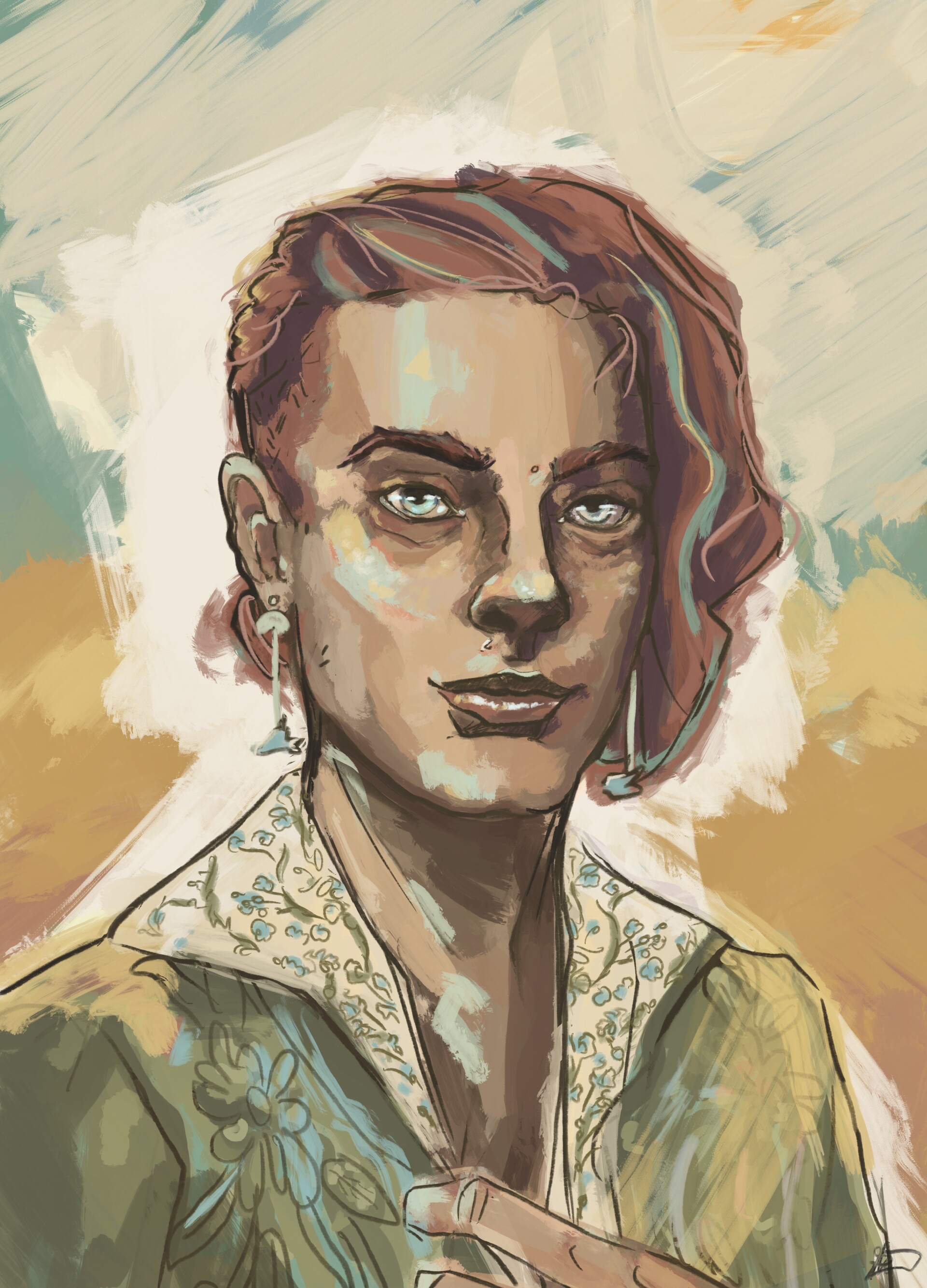 Ava Williams - Disco Elysium Style Portraits pt. 1