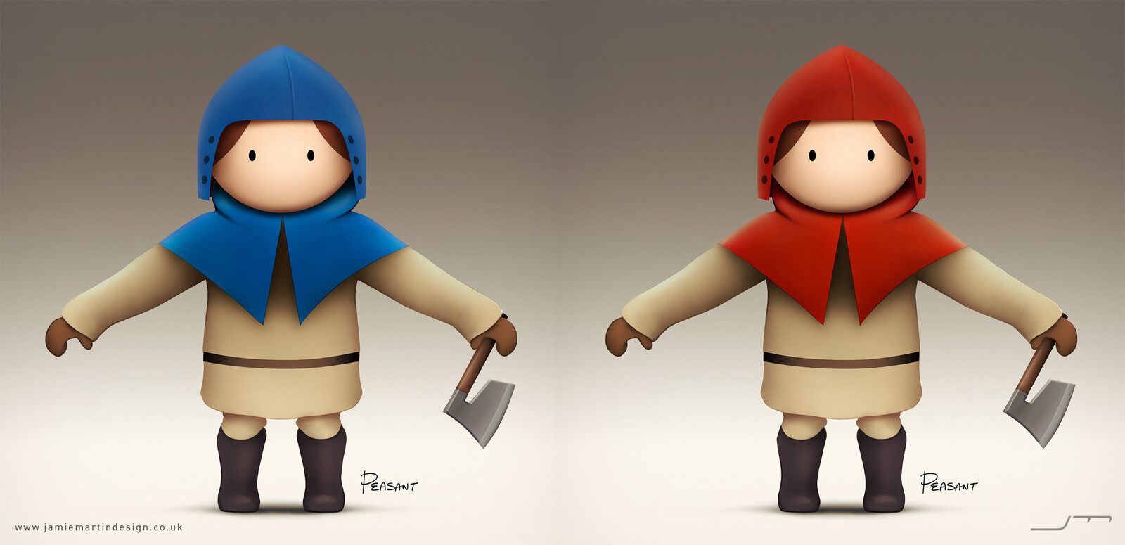 Jamie Martin - RTS - game characters - concept art