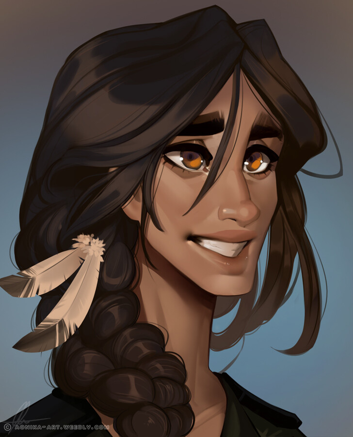 ArtStation - Frey, necromancer - portrait