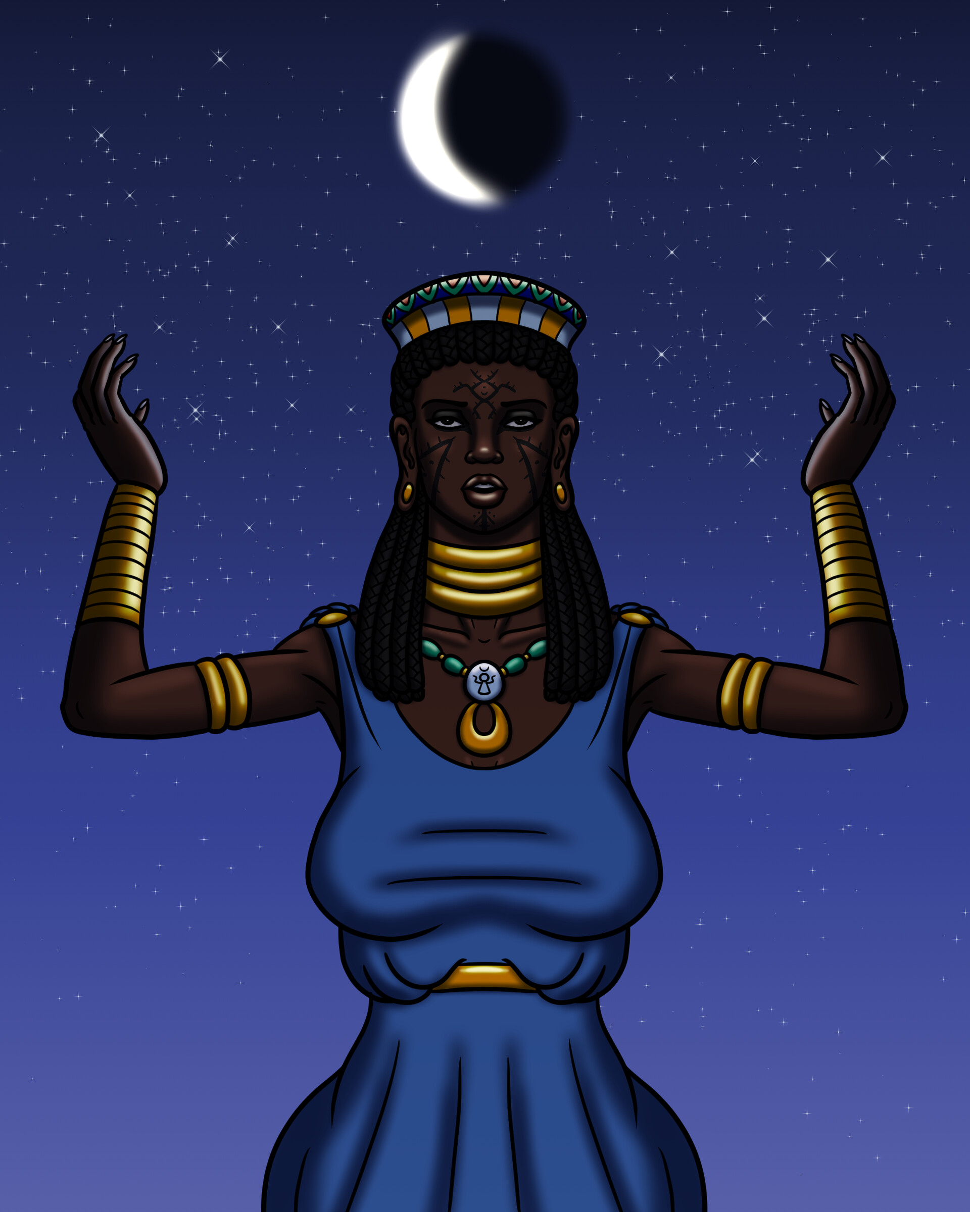 ArtStation - Priestess of Tanit